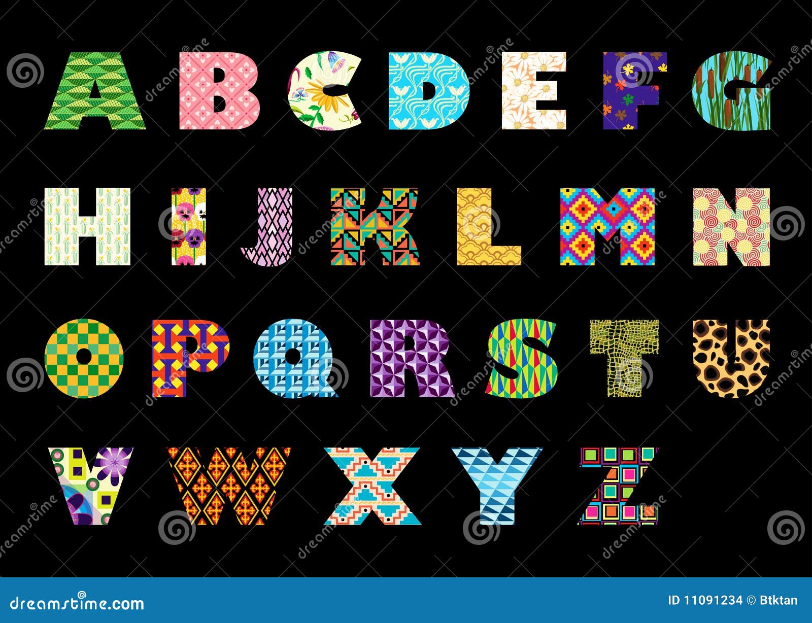 Alphabetical stock vector. Illustration of education - 11091234