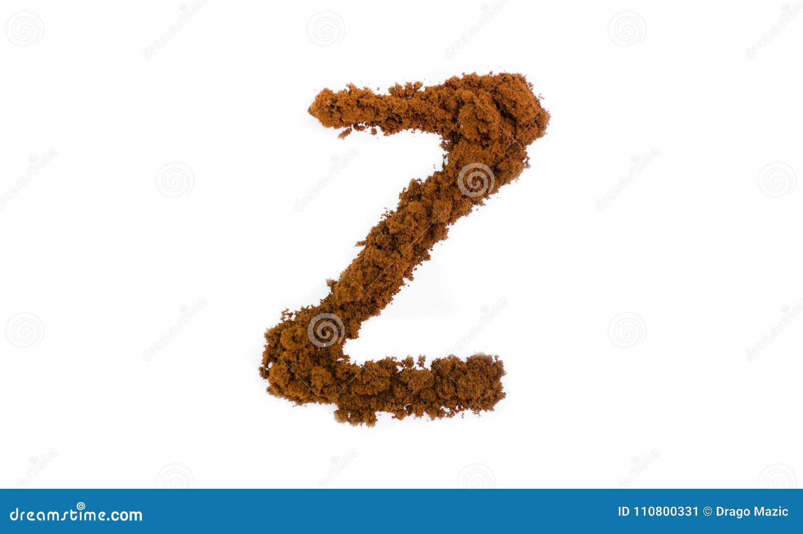 Alphabetical Letters Made of Homemade Coffe Stock Image - Image of ...