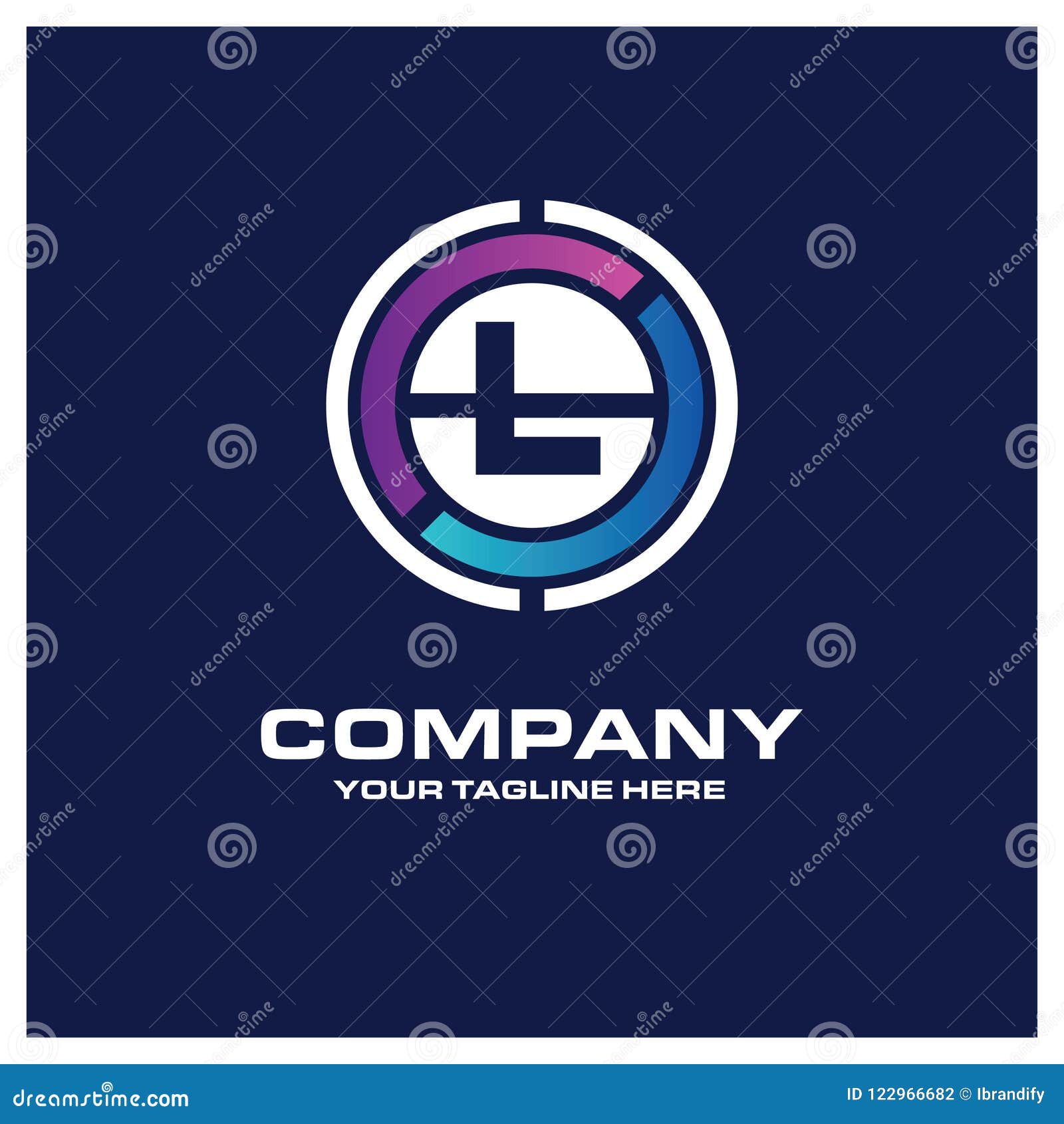 Alphabetical Logo Design with Creative Typography Vector Stock Vector ...