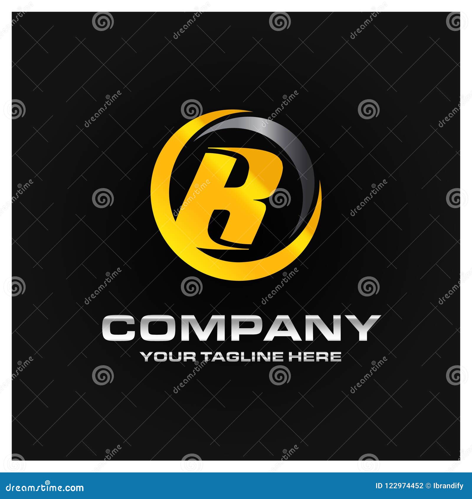 Alphabetical Logo Design with Creative Typography Vector Stock Vector ...