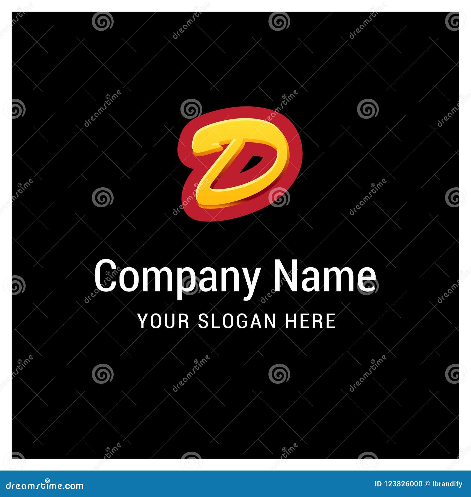 Alphabetical Logo Design with Creative Typography Vector Stock Vector ...