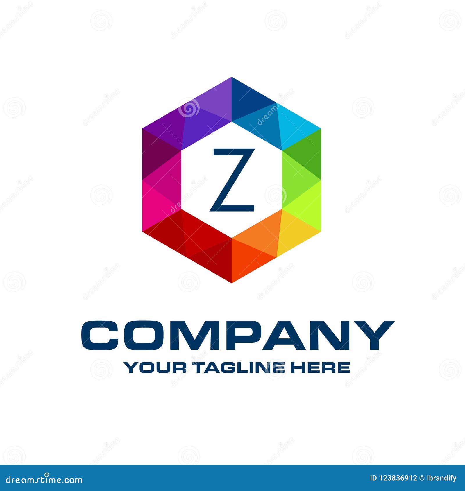 Alphabetical Logo Design with Creative Typography Vector Stock Vector ...