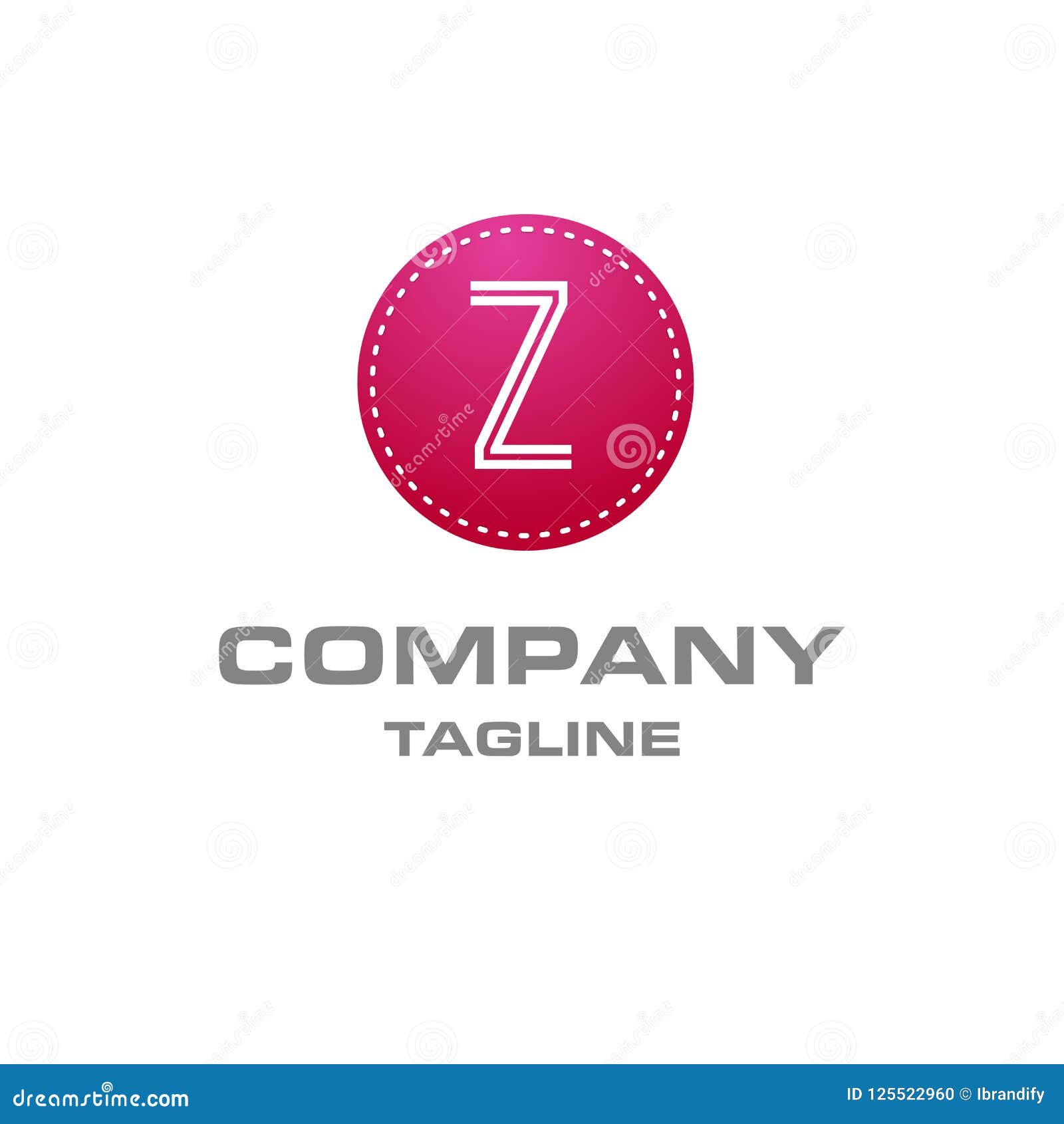 Alphabetical Logo Design with Creative Typography Vector Stock Vector ...