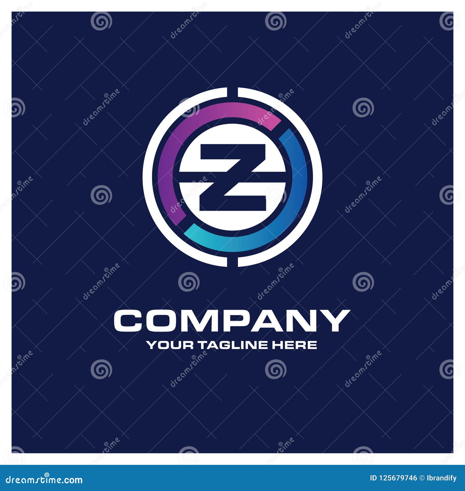 Alphabetical Logo Design with Creative Typography Vector Stock Vector ...