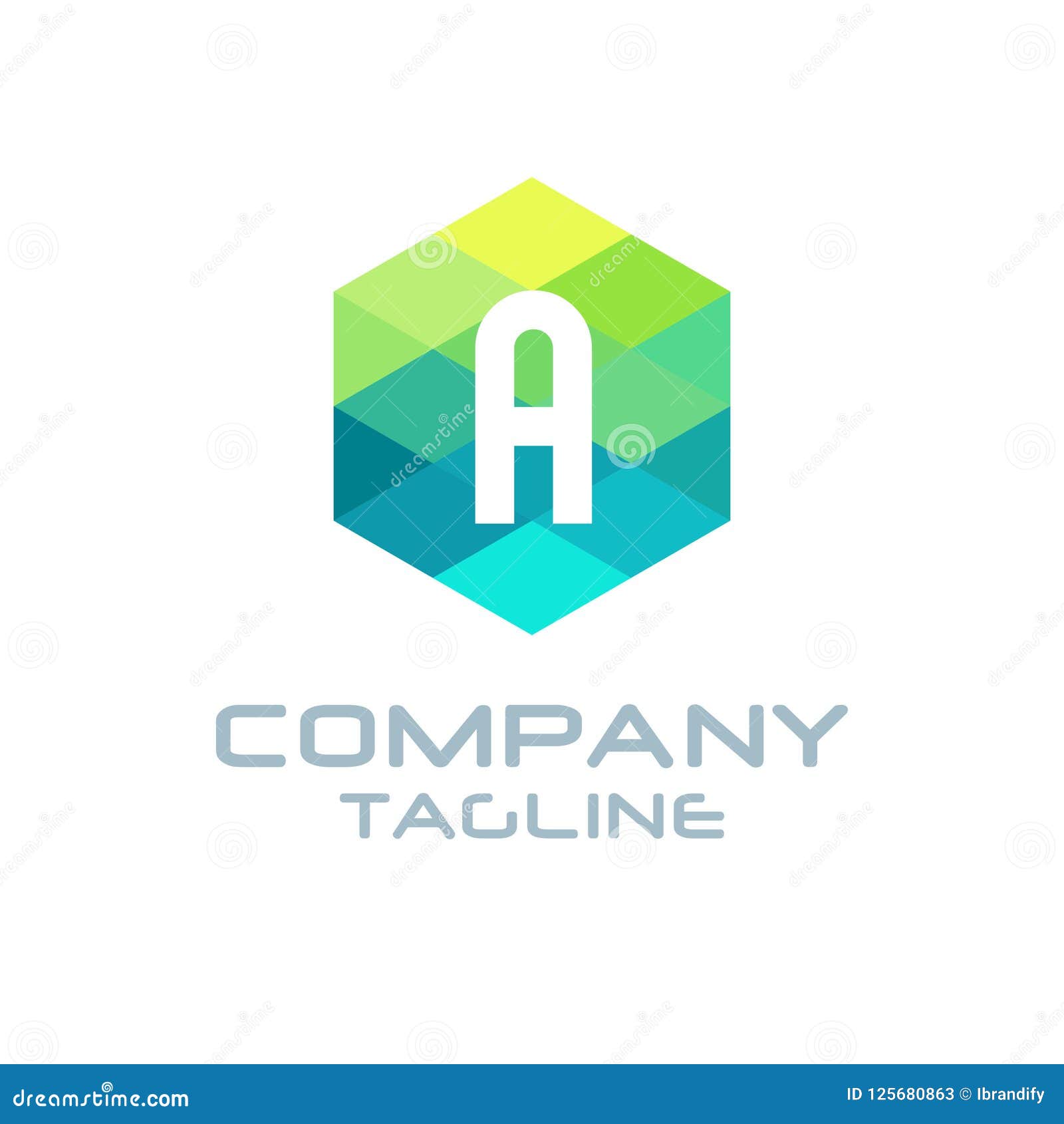 Alphabetical Logo Design with Creative Typography Vector Stock Vector ...