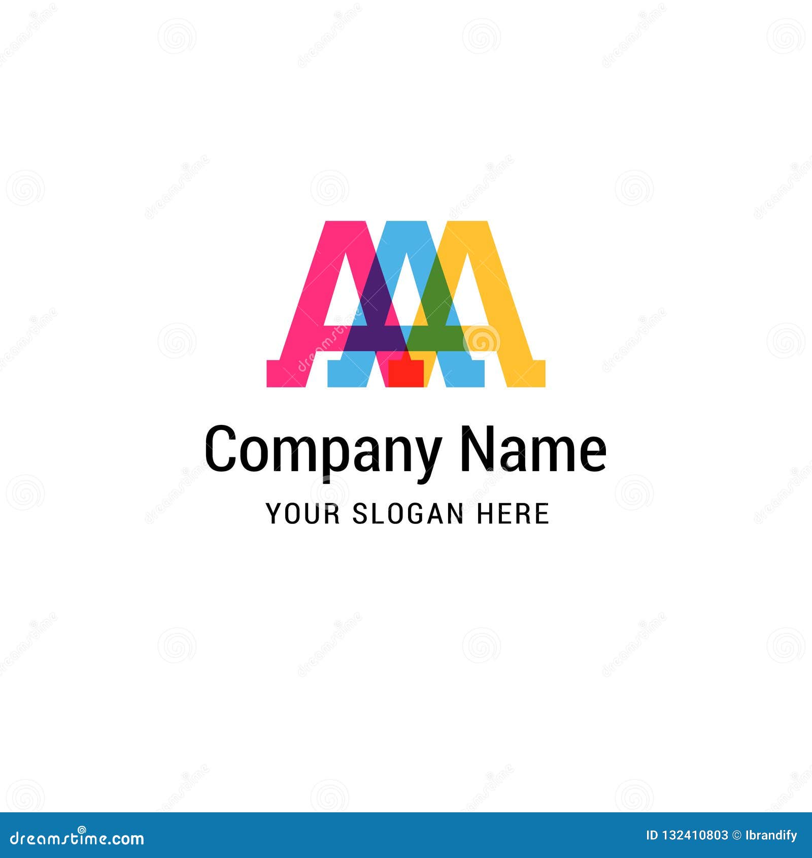 Alphabetical Logo Design with Creative Typography Vector Stock Vector ...