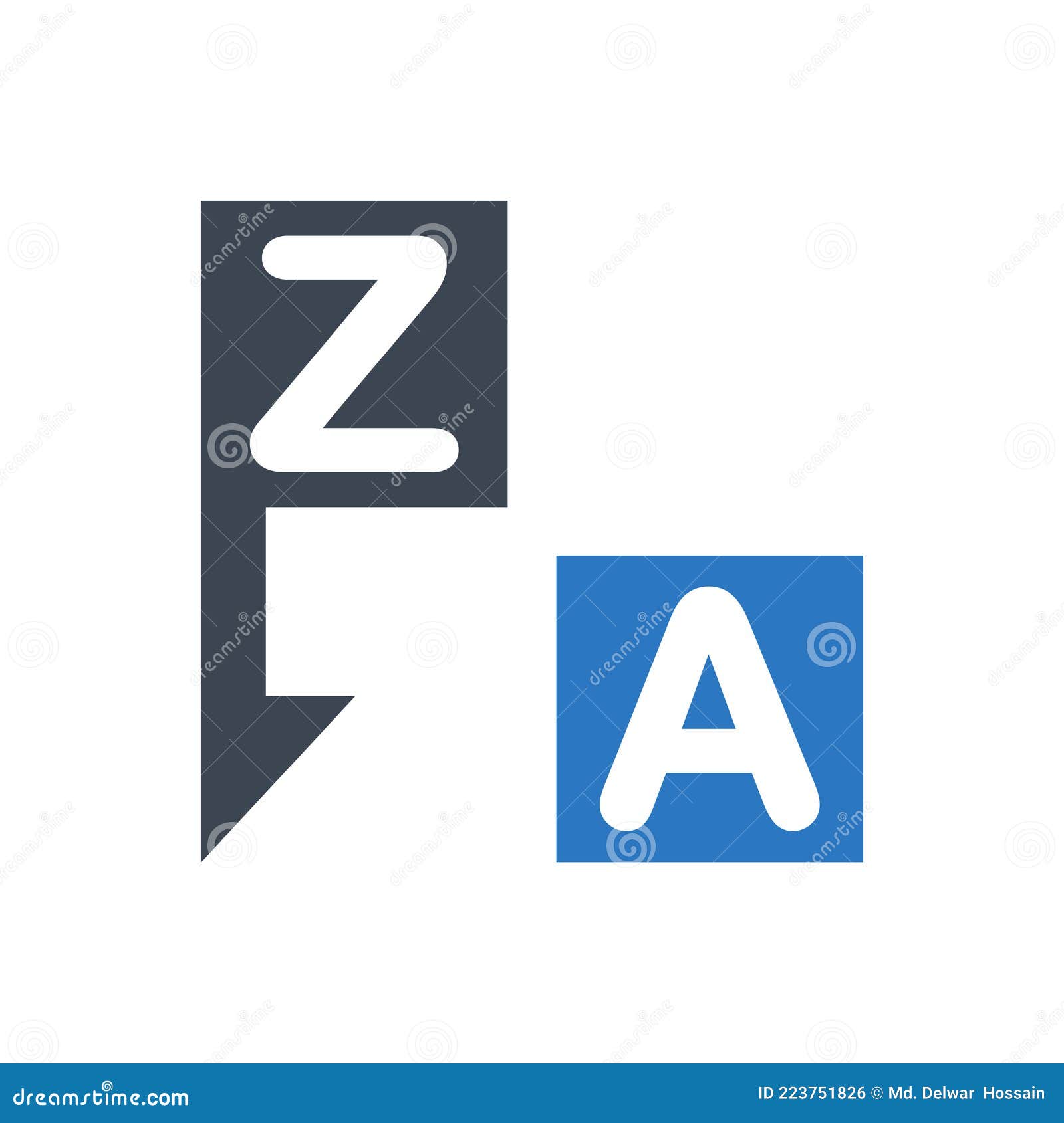 Alphabetical order icon stock vector. Illustration of vector - 223751826