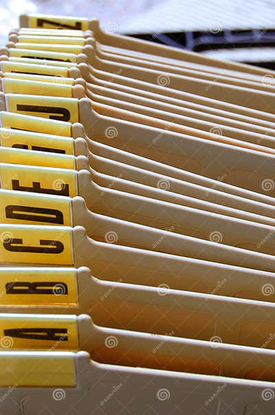Alphabetical organizer stock photo. Image of filing, tabs - 5477914