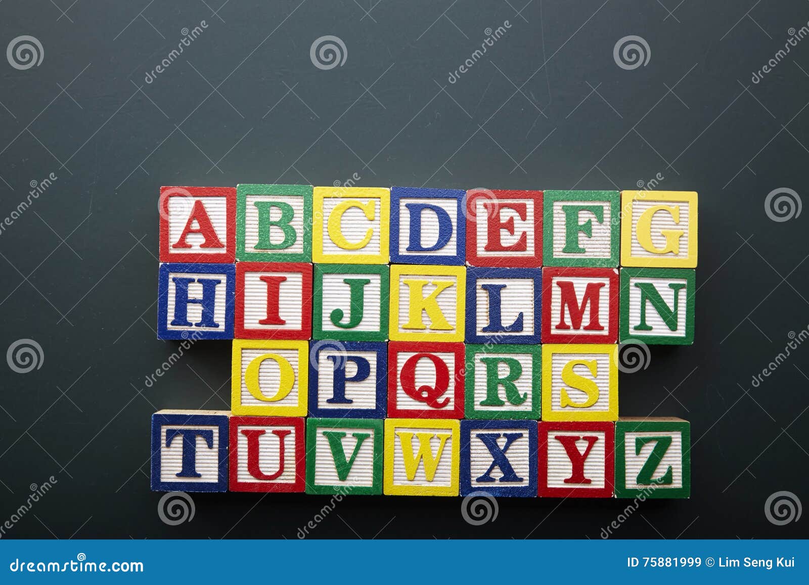 Alphabets stock image. Image of blackboard, childhood - 75881999