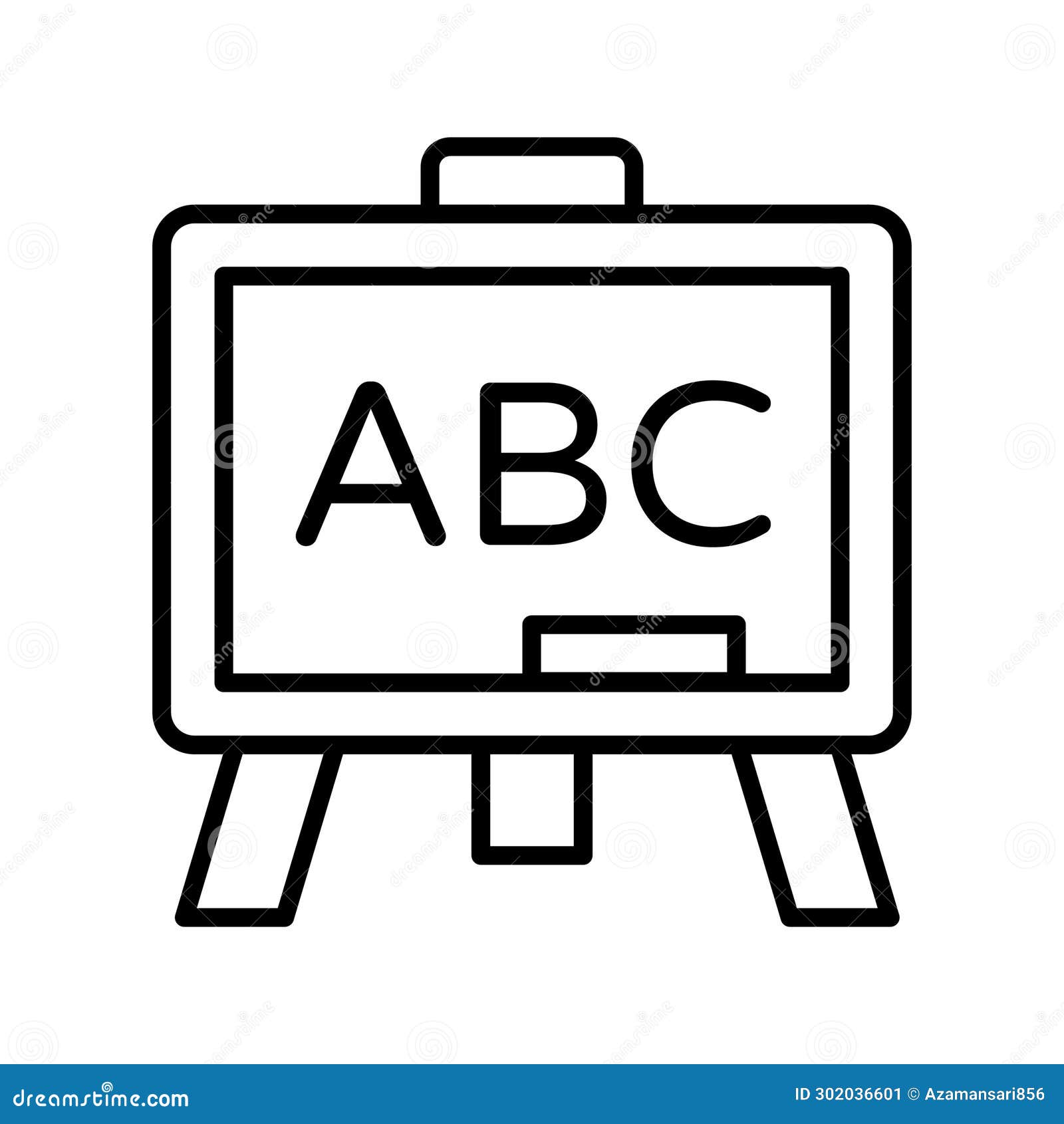 Alphabets of Board, Icon of Class Board, School Board, English Class ...