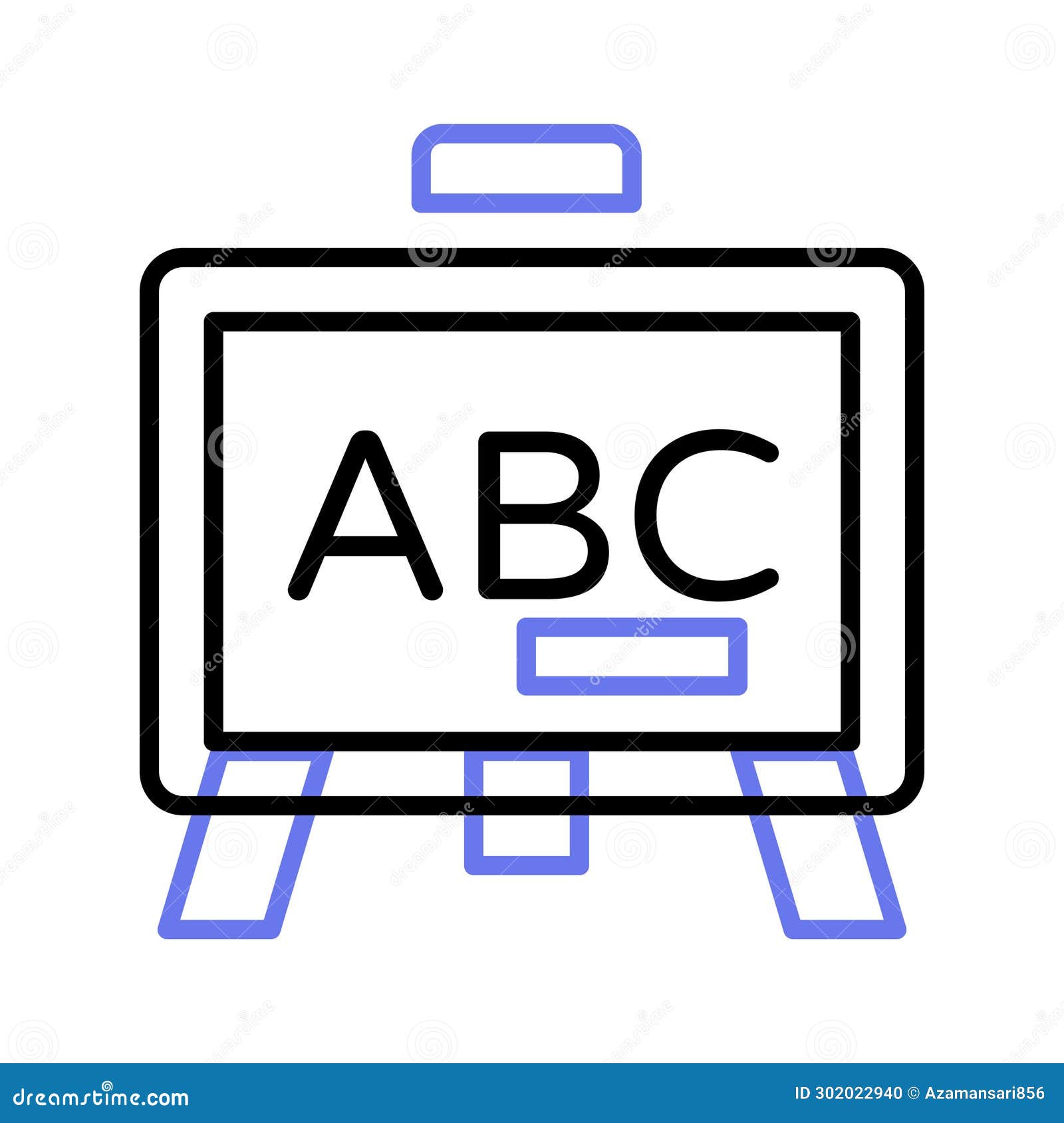 Alphabets of Board, Icon of Class Board, School Board, English Class ...