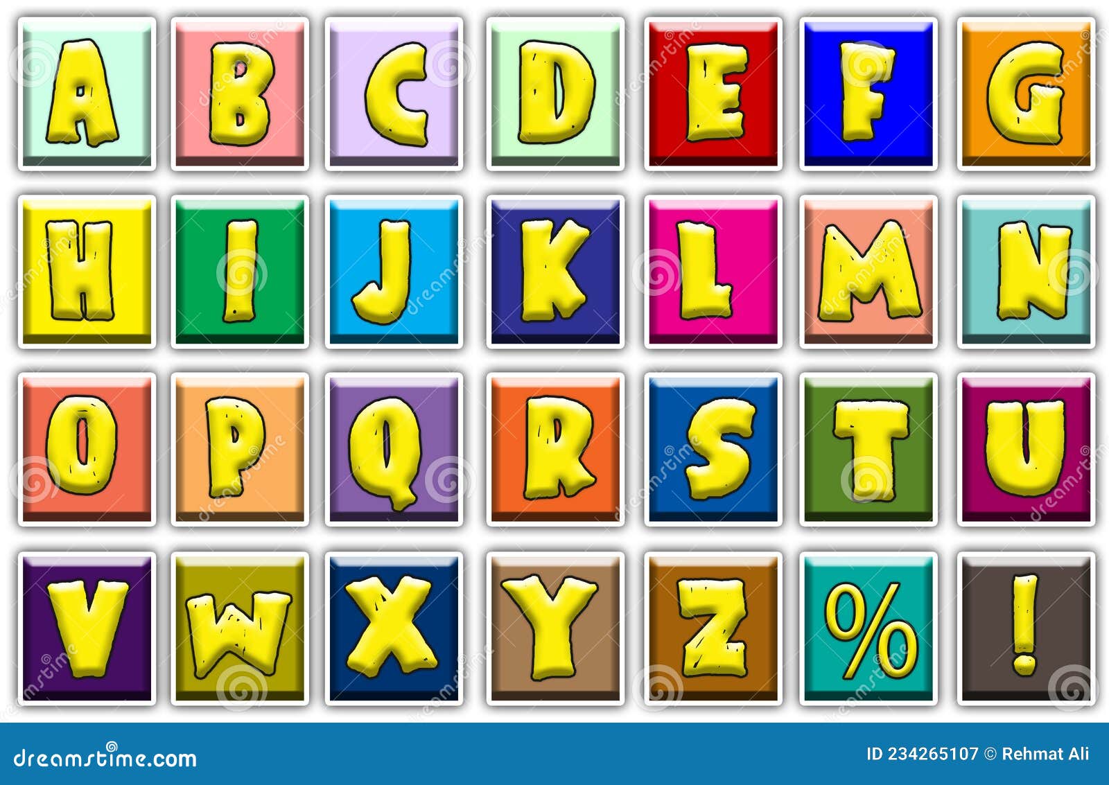 Alphabets Letters,ABC, Numbers And Sighs, Lowercase And Uppercase ...