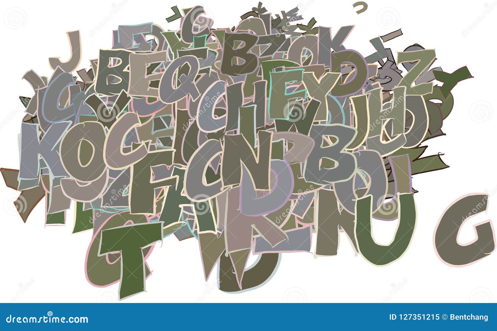 Alphabets Letters Abstract Colorful Background, Texture or Backdrop ...