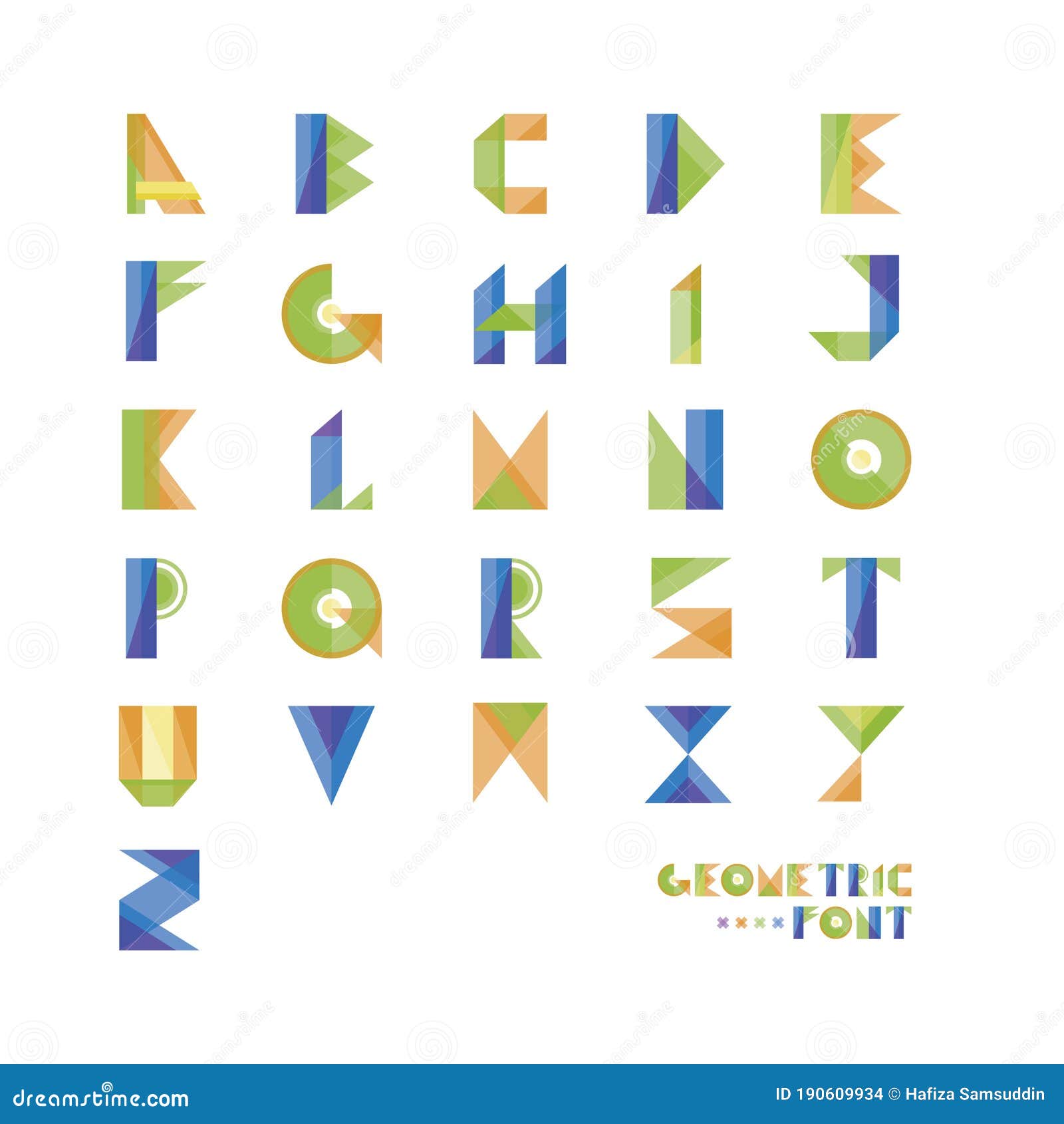 Alphabets. Vector Illustration Decorative Design Stock Vector ...