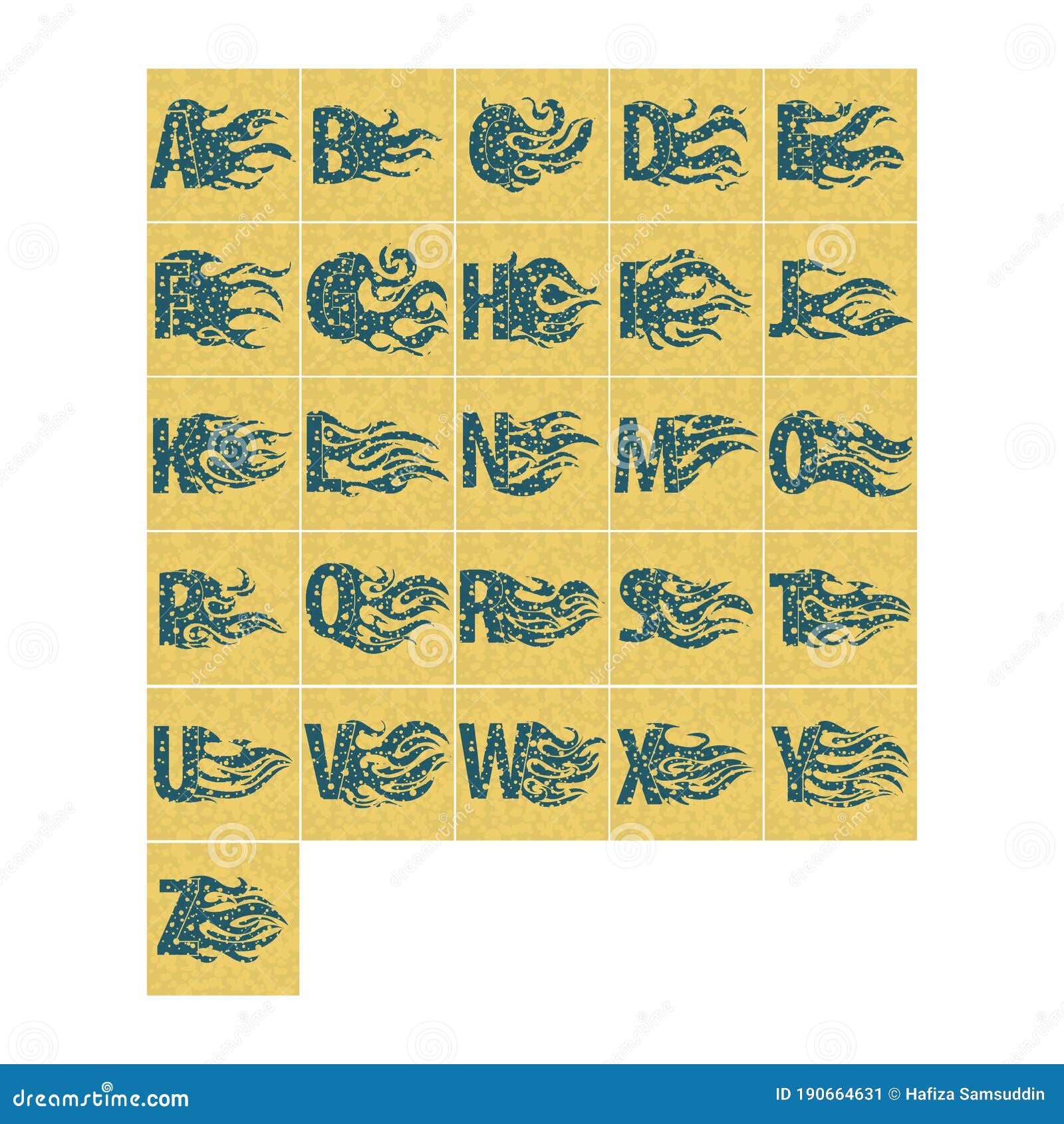Alphabets. Vector Illustration Decorative Design Stock Vector ...