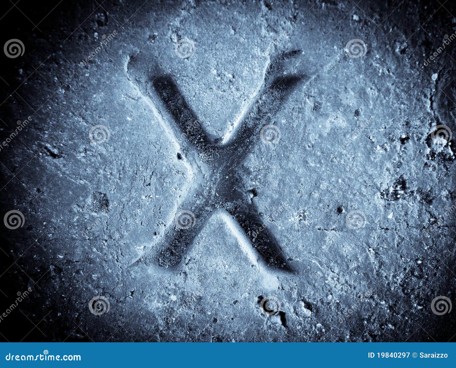 Alphabetsymbol - Zeichen X stockbild. Bild von schmutz - 19840297