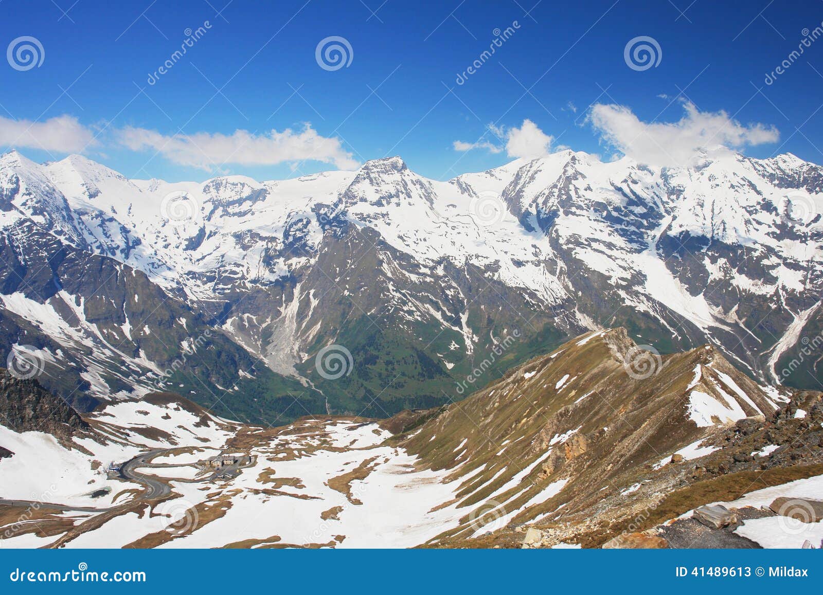 Alpi austriache immagine stock. Immagine di montagne - 41489613