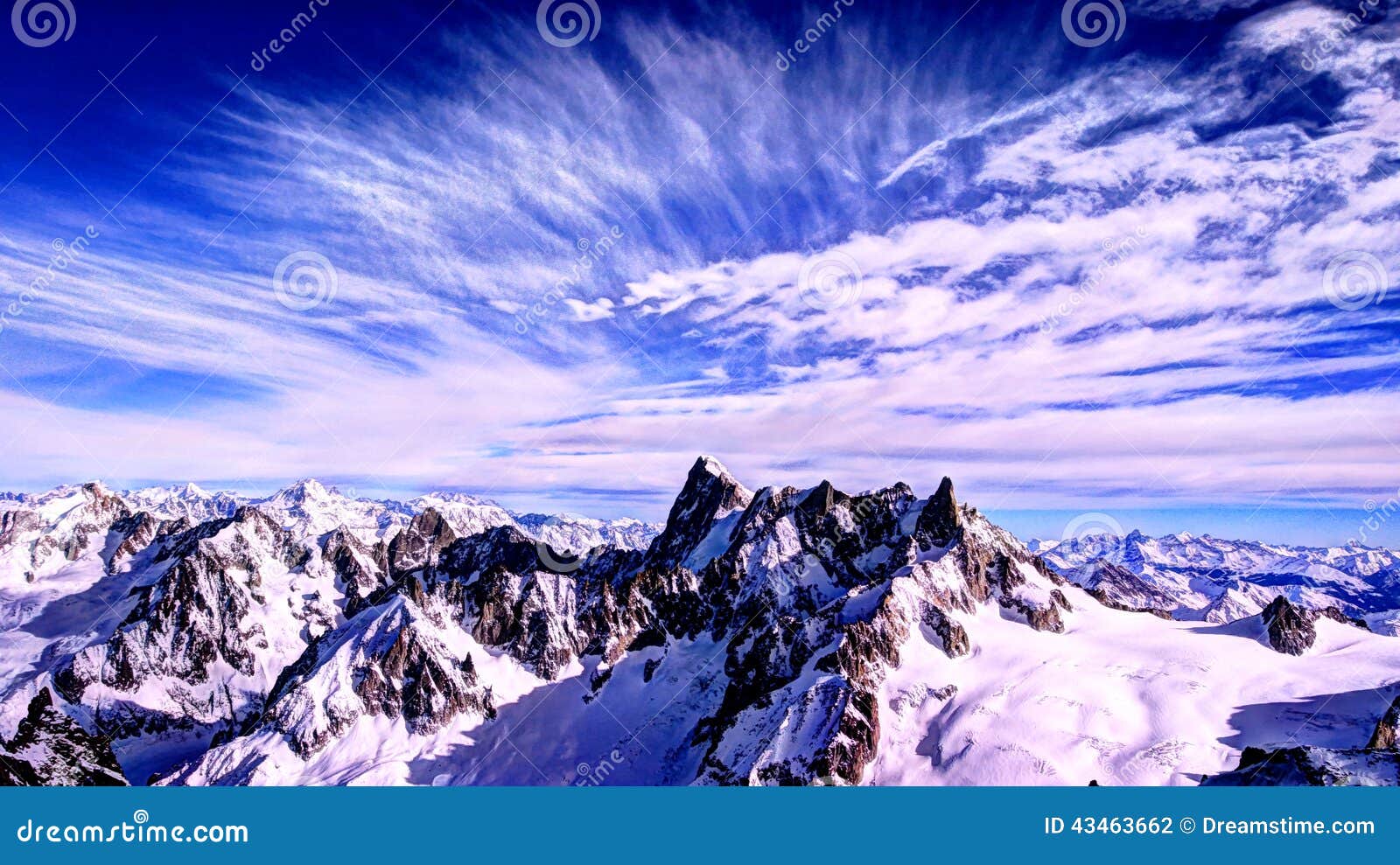 Alpi Francesi Chamonix Mont Blanc Fotografia Stock - Immagine di ...