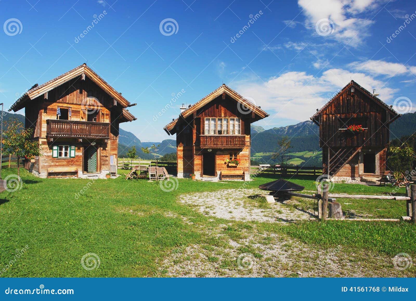 Alpine Architecture, Alpe Devero. Italian Alps Stock Photo ...