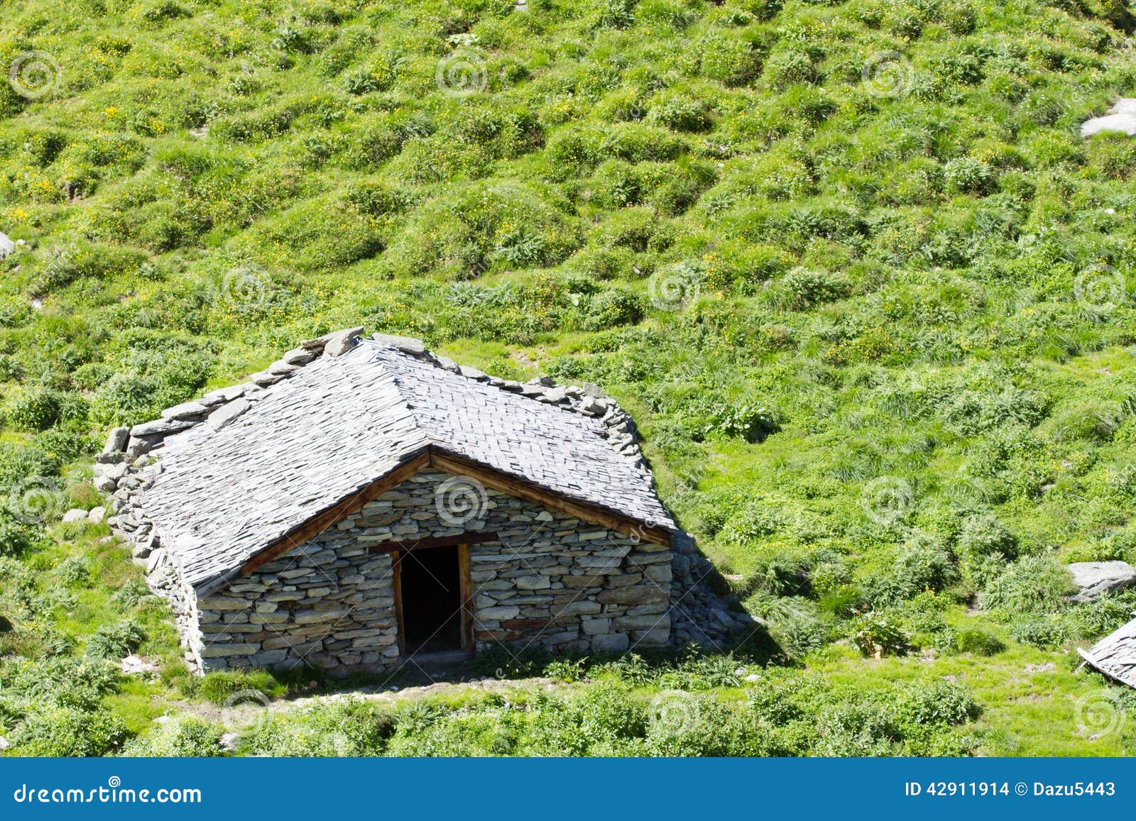 Alpine barn stock photo. Image of hertitage, local, barn - 42911914