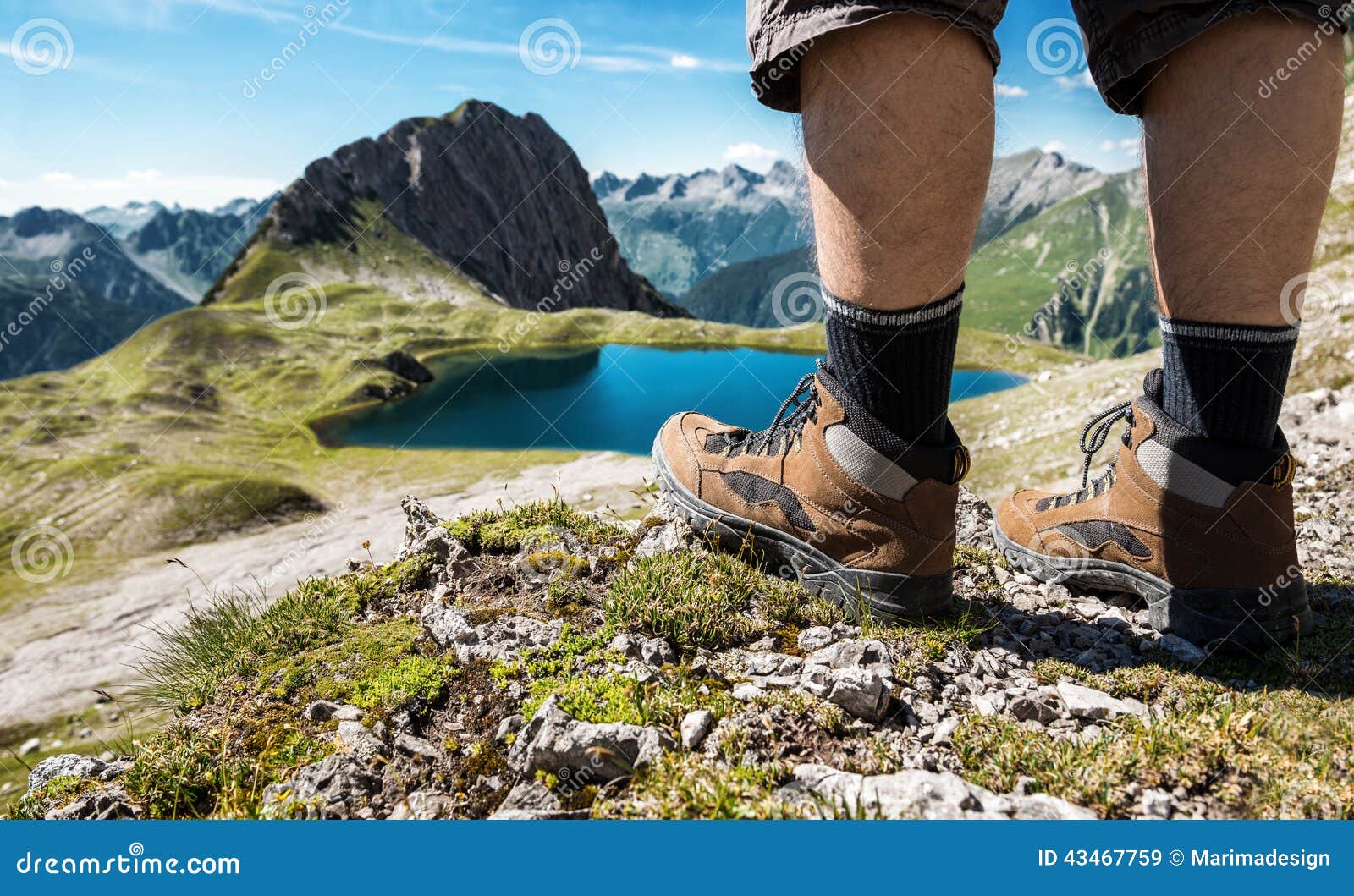 Alpine boots stock image. Image of lechtal, alps, outside - 43467759