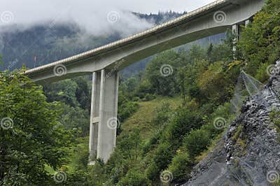 Alpine Bridge stock photo. Image of rock, alpine, alps - 44809546