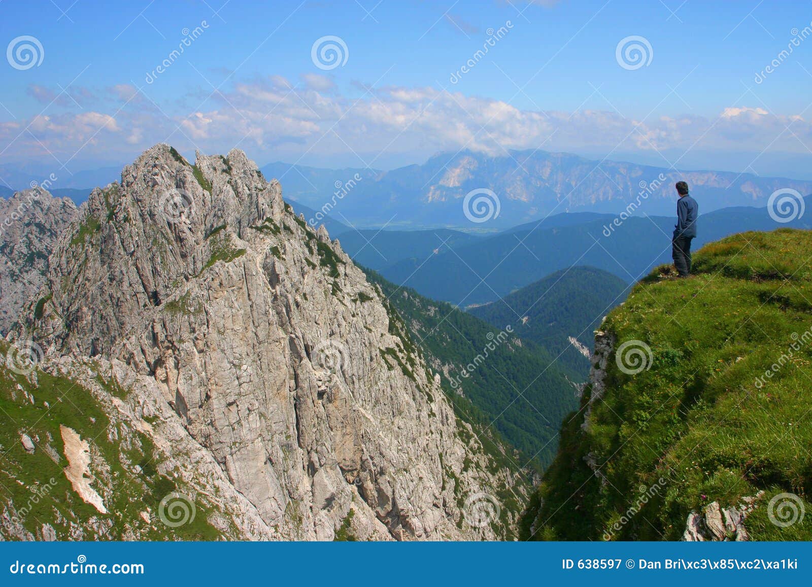 Alpine Climber stock image. Image of person, climber, dramatic - 638597