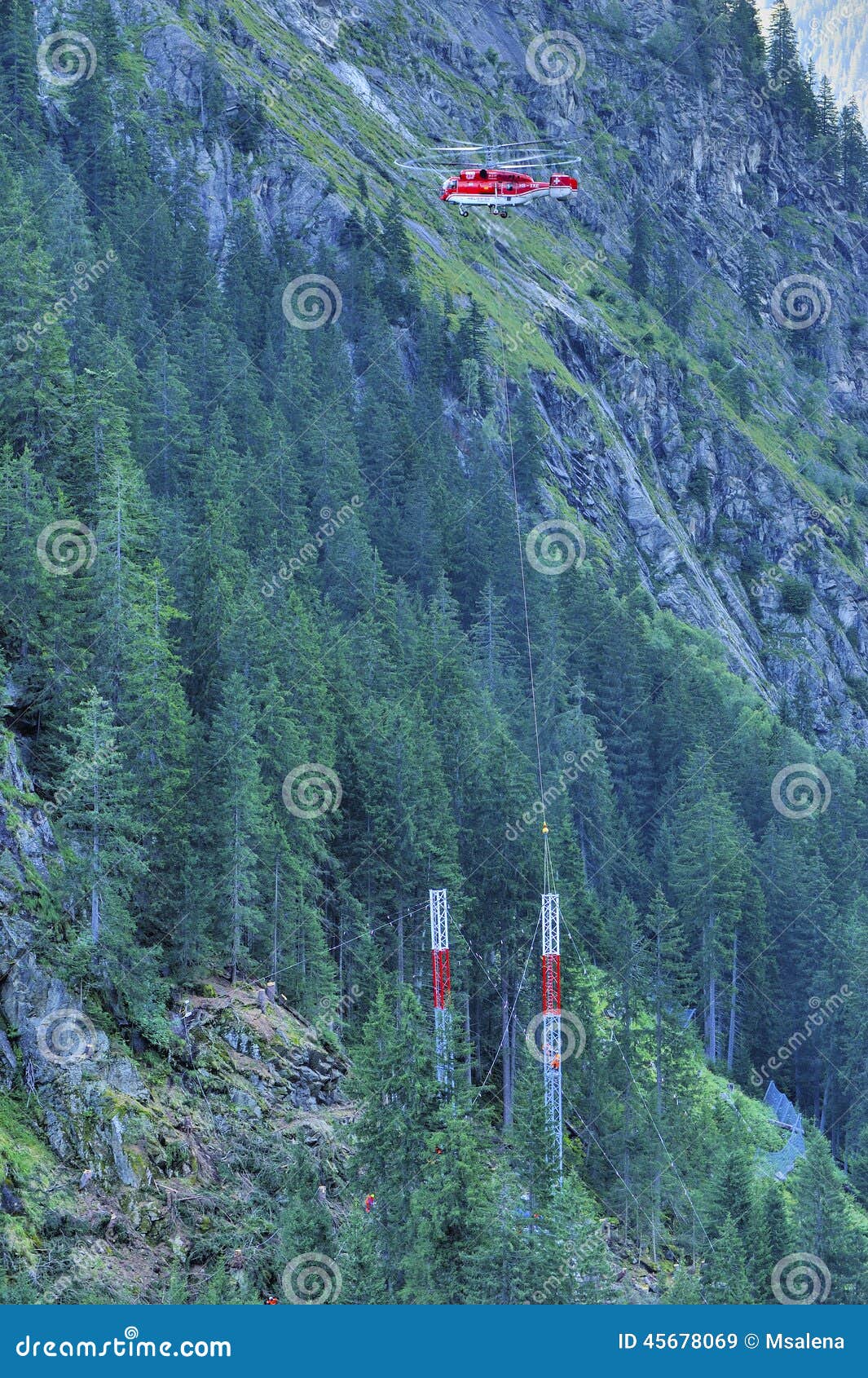 Alpine Construction editorial stock image. Image of construction - 45678069