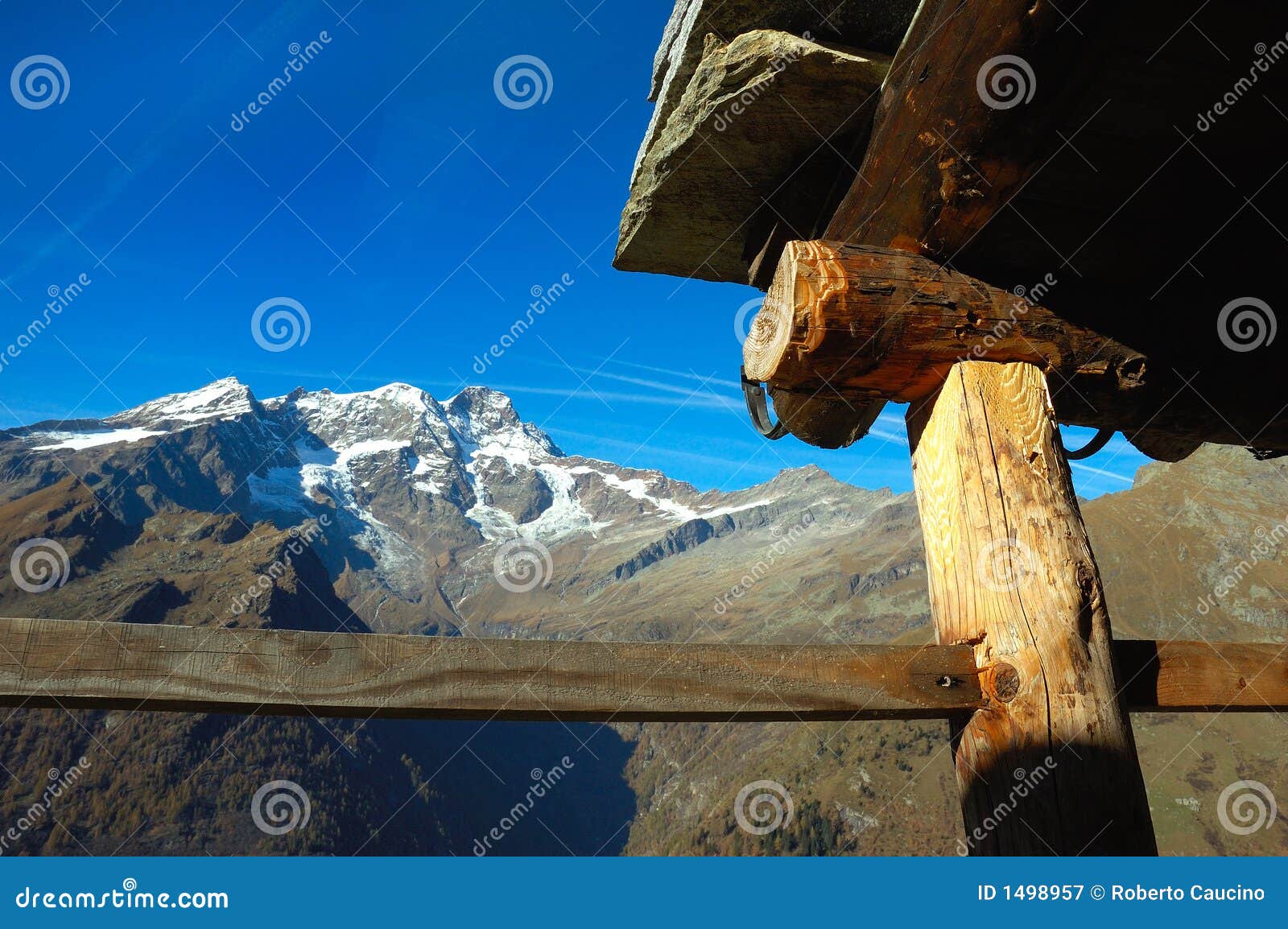 Alpine farm stock image. Image of alagna, roof, rosa, toll - 1498957