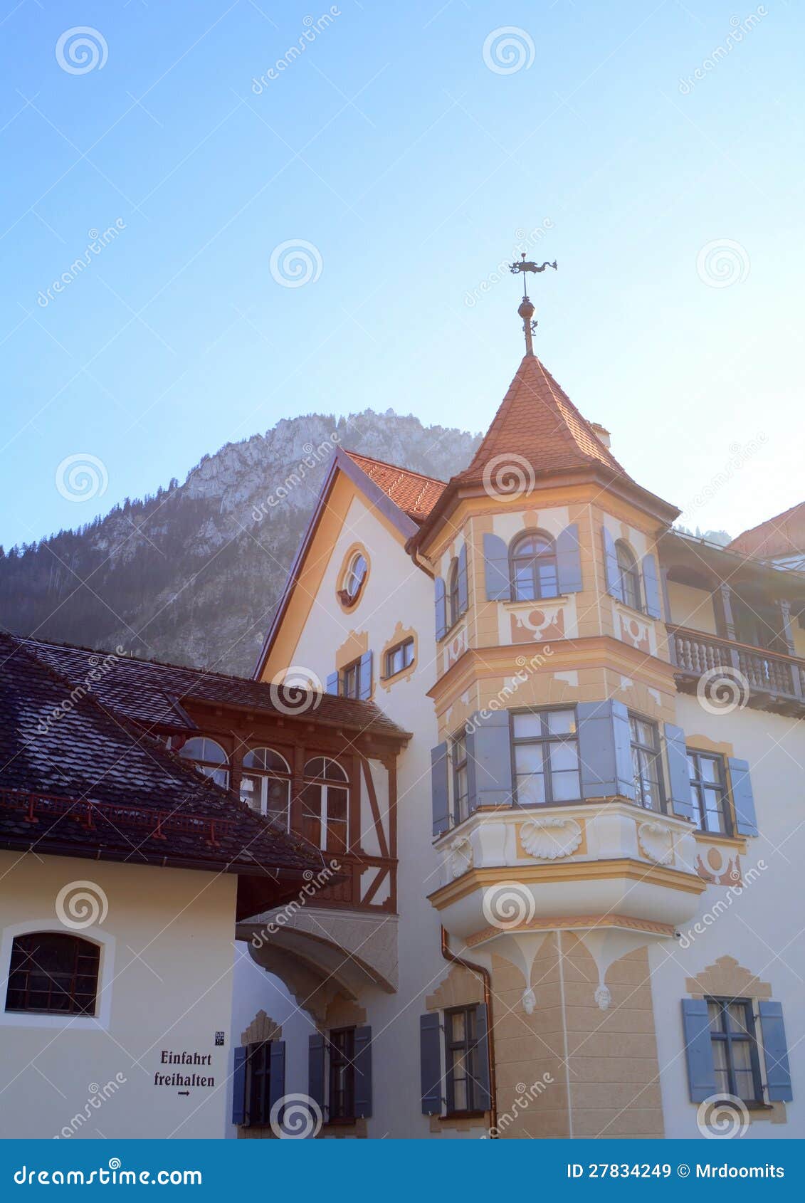 Alpine House stock image. Image of copy, hotel, germany - 27834249