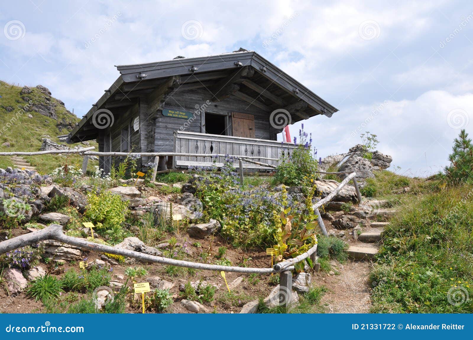 Alpine hut stock photo. Image of alps, austria, alpine - 21331722