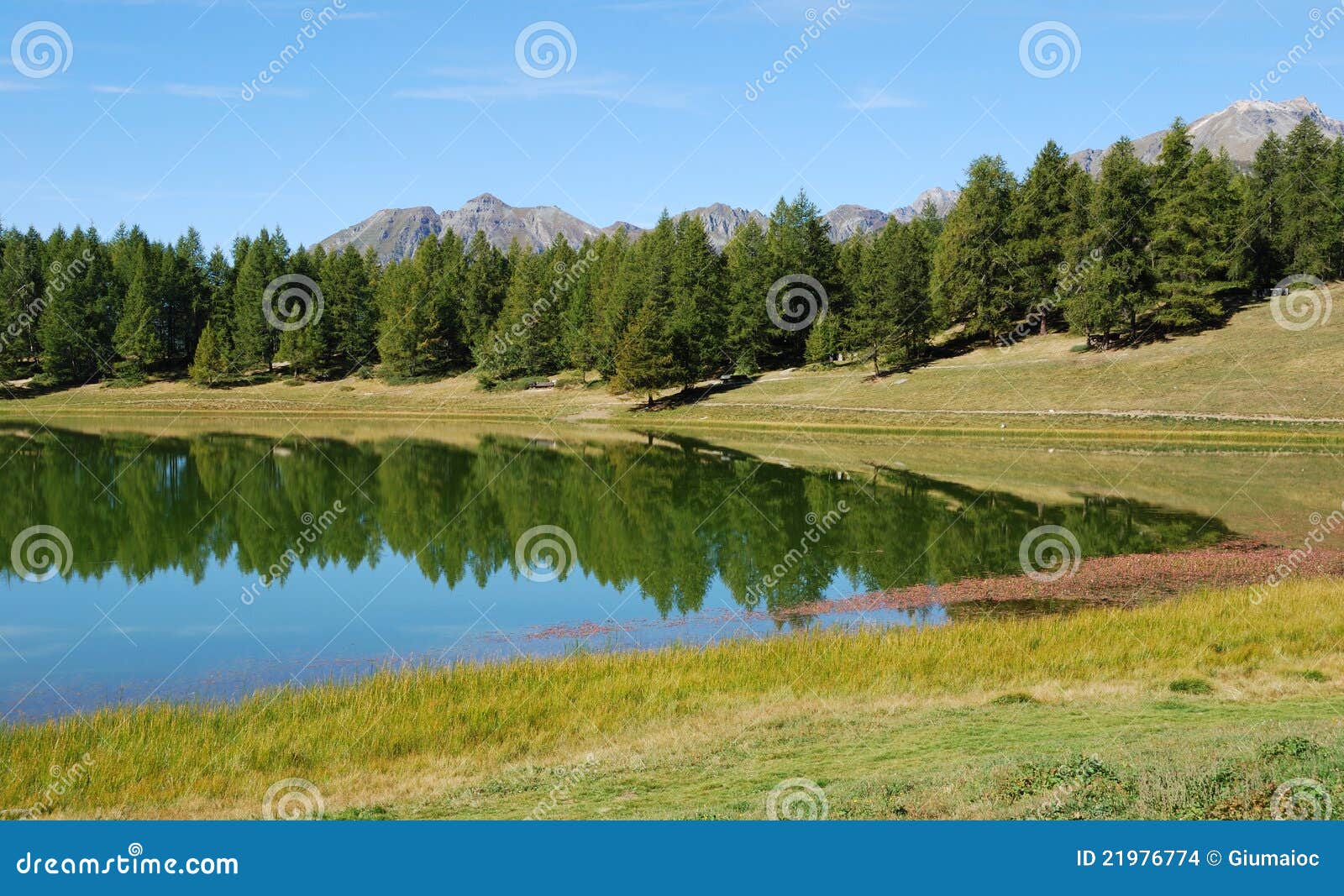 Alpine lake stock photo. Image of blue, environment, majestic - 21976774