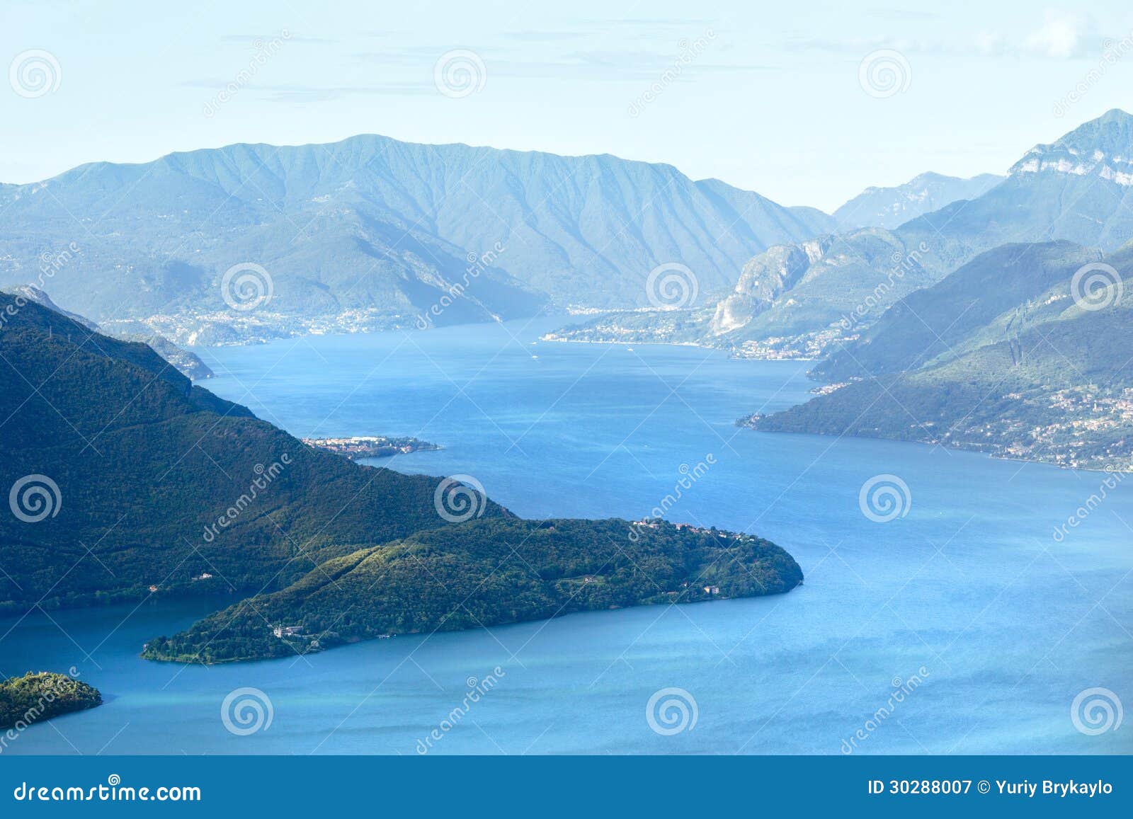 Lake Como view (Italy) stock image. Image of pond, italia - 30288007