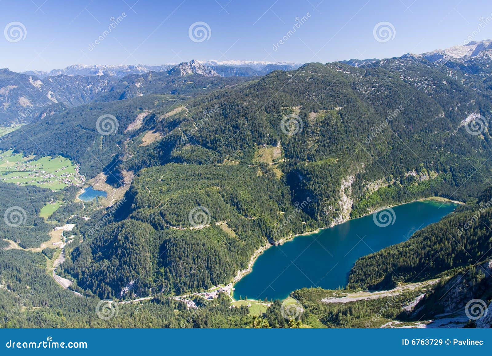 Alpine lake scenery stock image. Image of grass, environment - 6763729