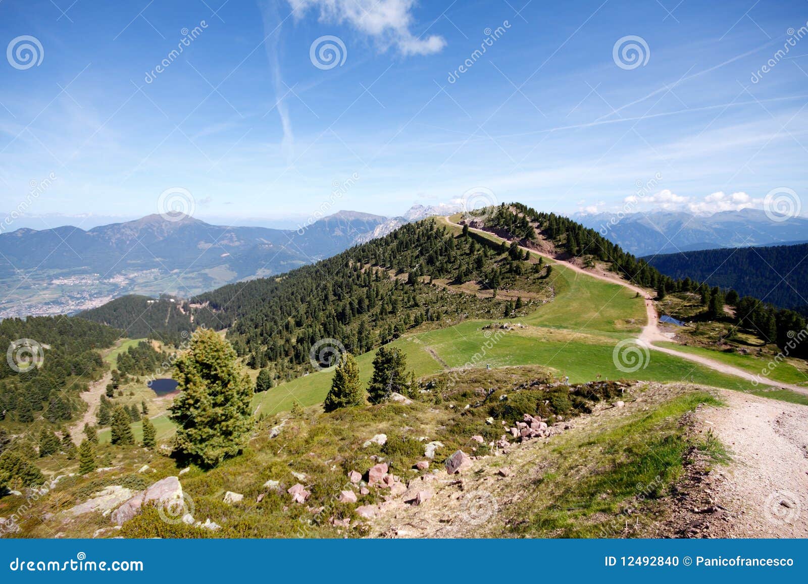 Alpine landscape stock photo. Image of fresh, clouds - 12492840