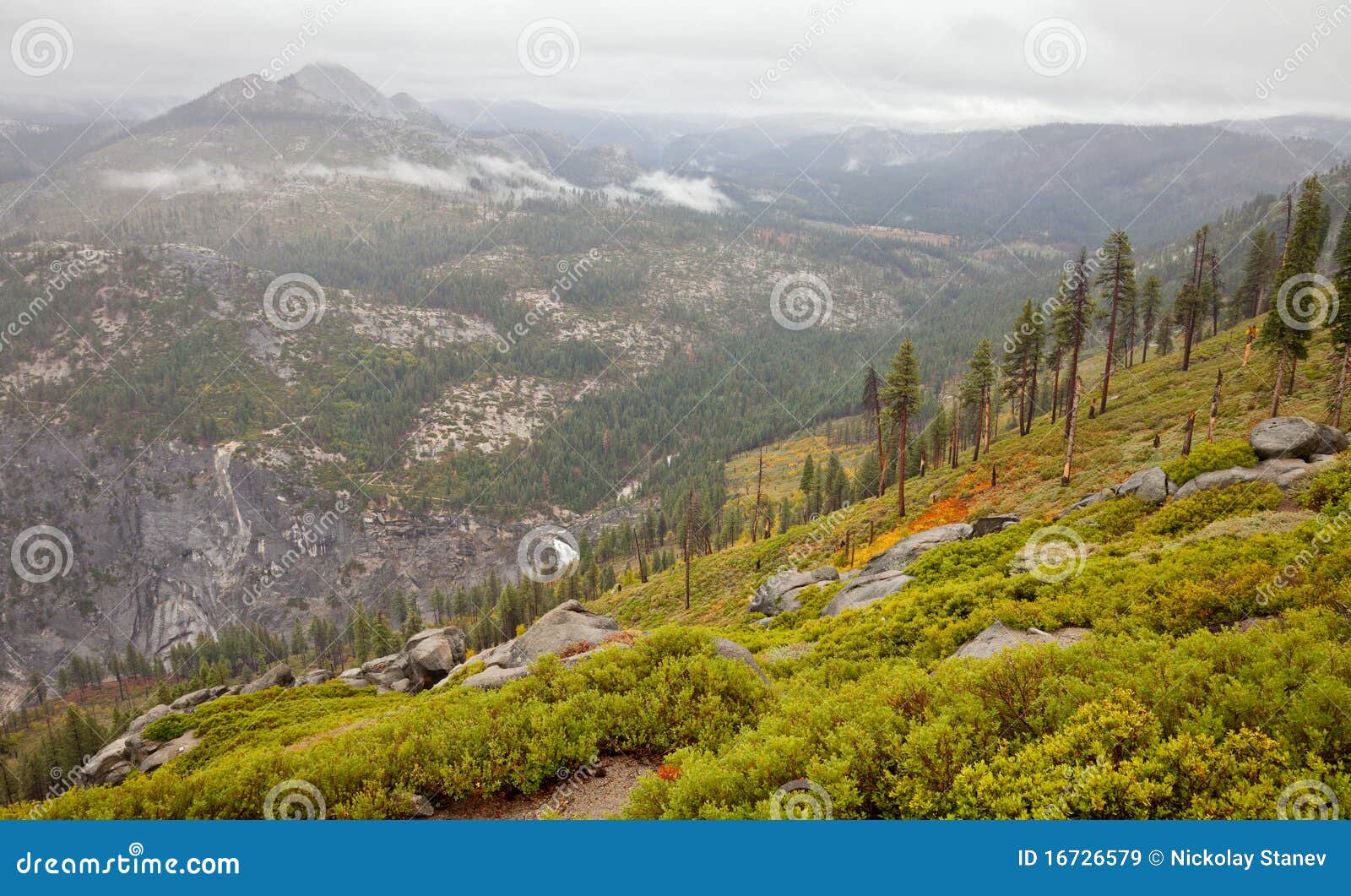 Alpine Landscape stock image. Image of dramatic, rainy - 16726579