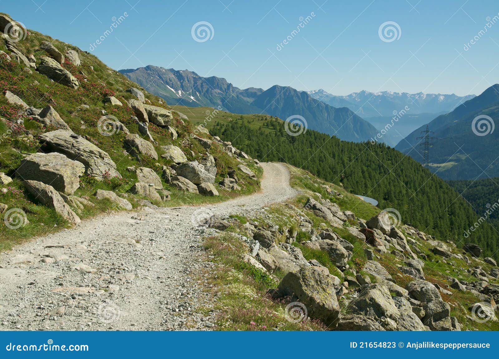 Alpine landscape stock image. Image of calmness, nature - 21654823