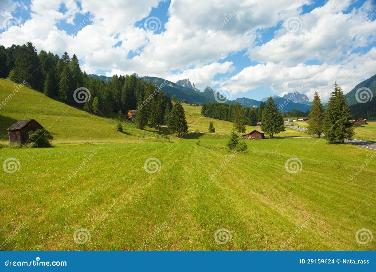 Alpine landscape stock photo. Image of serene, tree, environment - 29159624