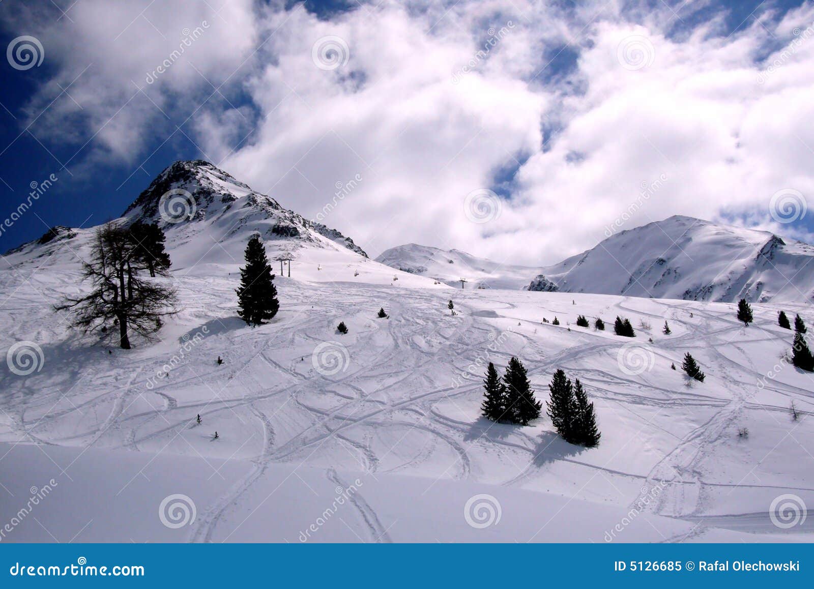 Alpine landscape stock image. Image of hills, panorama - 5126685