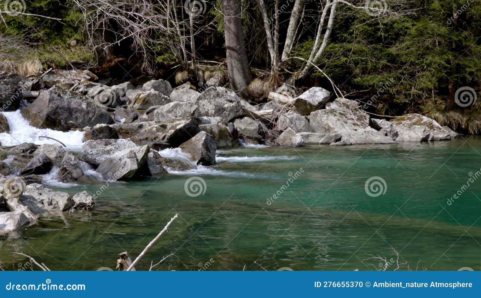 Alpine Landscape on the Amola Lakes Stock Footage - Video of waves ...