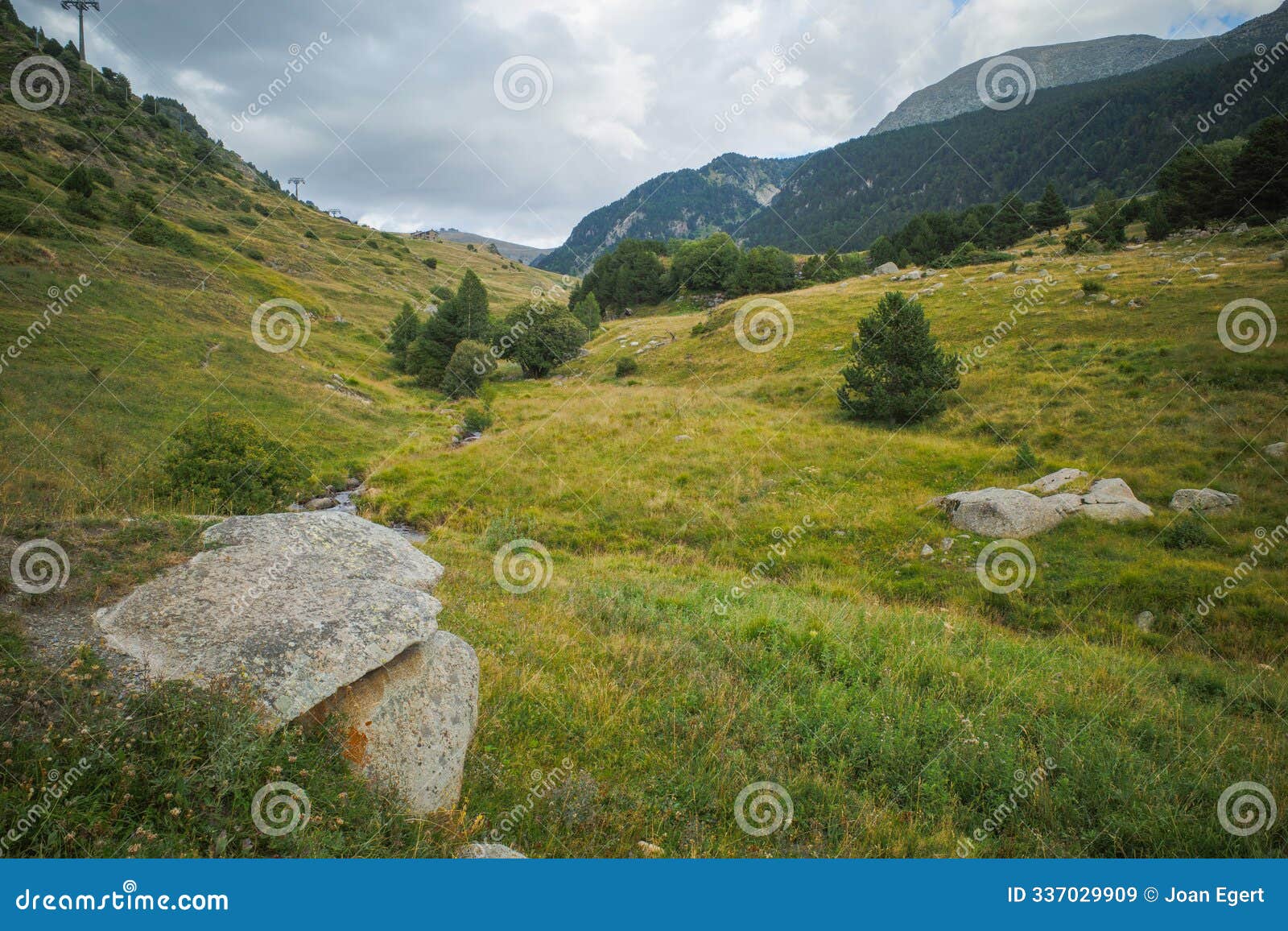 Alpine Landscape Panorama And City Of Genoa In The Background In Beigua ...