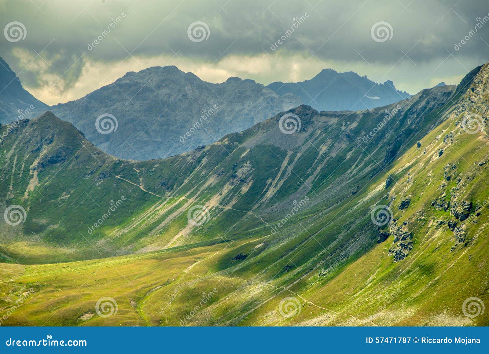 Alpine Landscape stock image. Image of vacations, mountain - 57471787