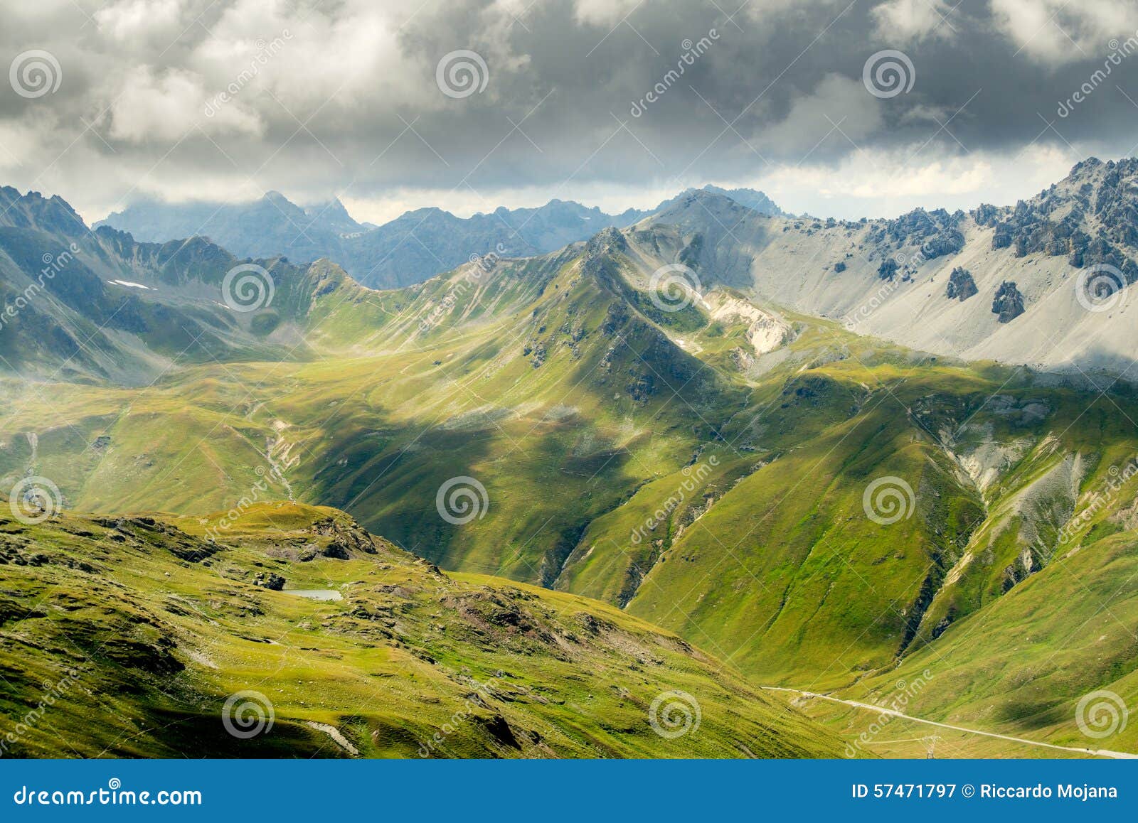 Alpine Landscape stock image. Image of alps, grass, travel - 57471797