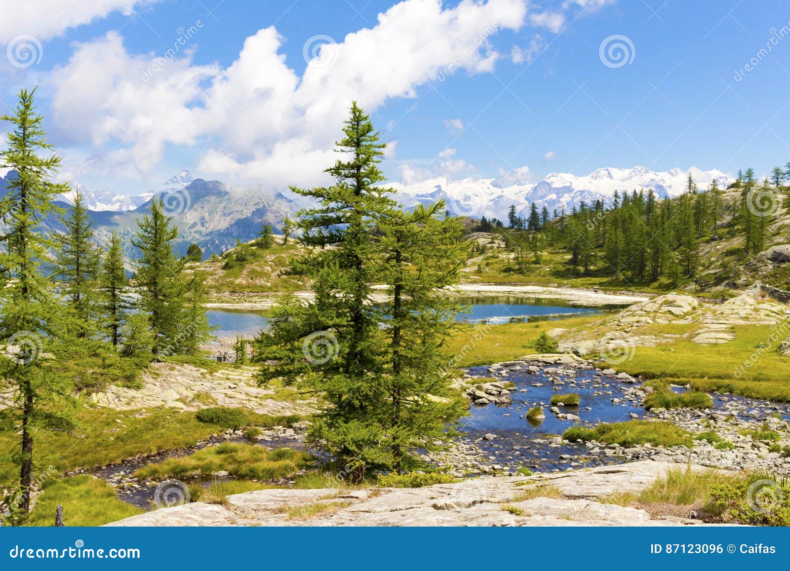 Alpine landscape stock photo. Image of walking, tourism - 87123096
