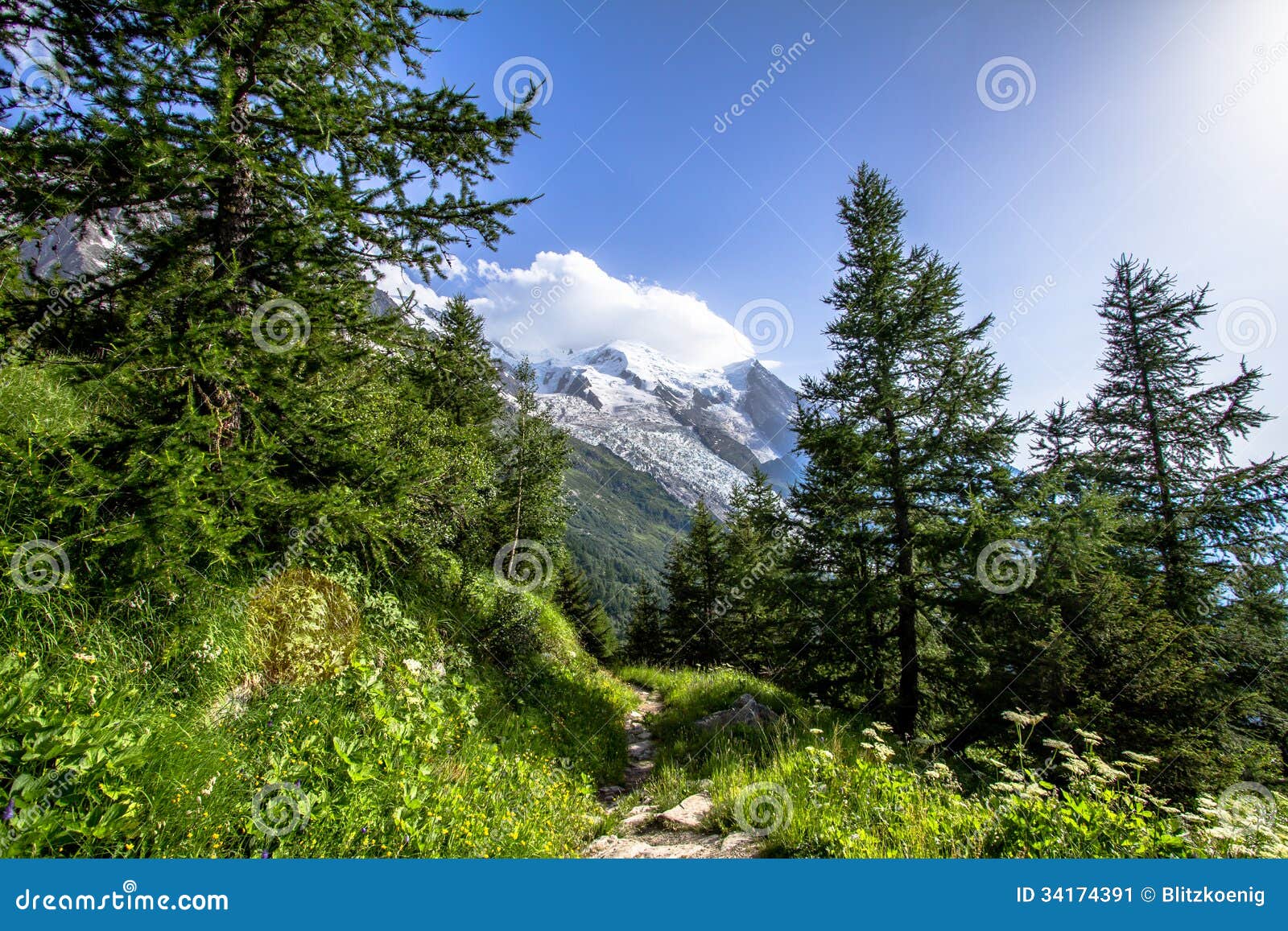 Alpine landscape stock image. Image of landscape, alpine - 34174391