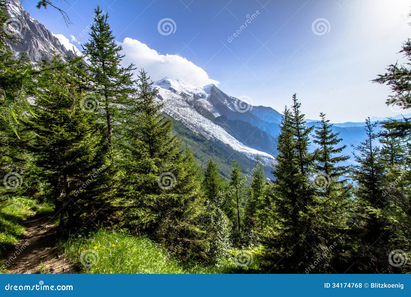 Alpine landscape stock photo. Image of attraction, beautiful - 34174768