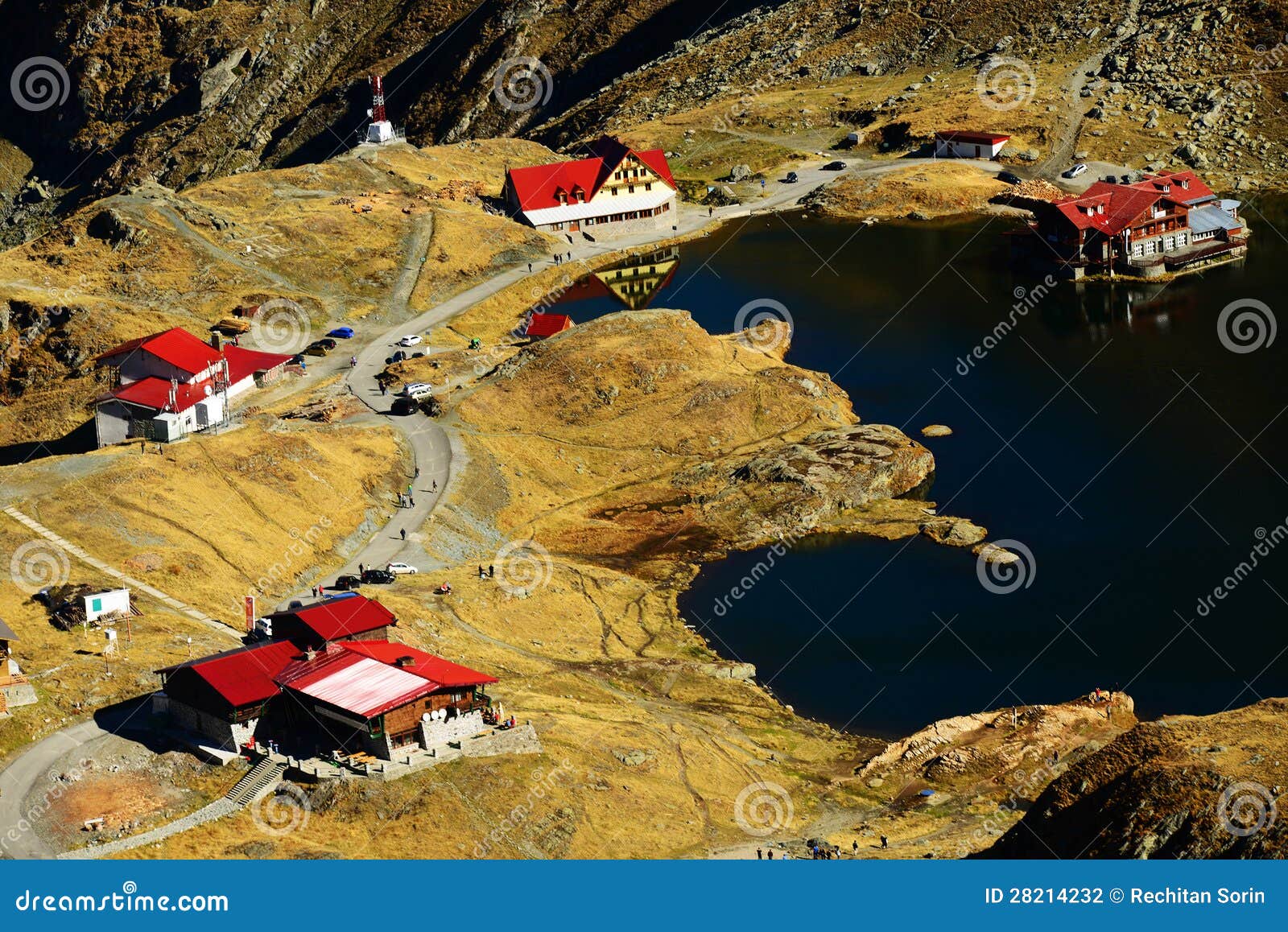 Alpine Landscape in the Transylvanian Alps Stock Photo - Image of ...