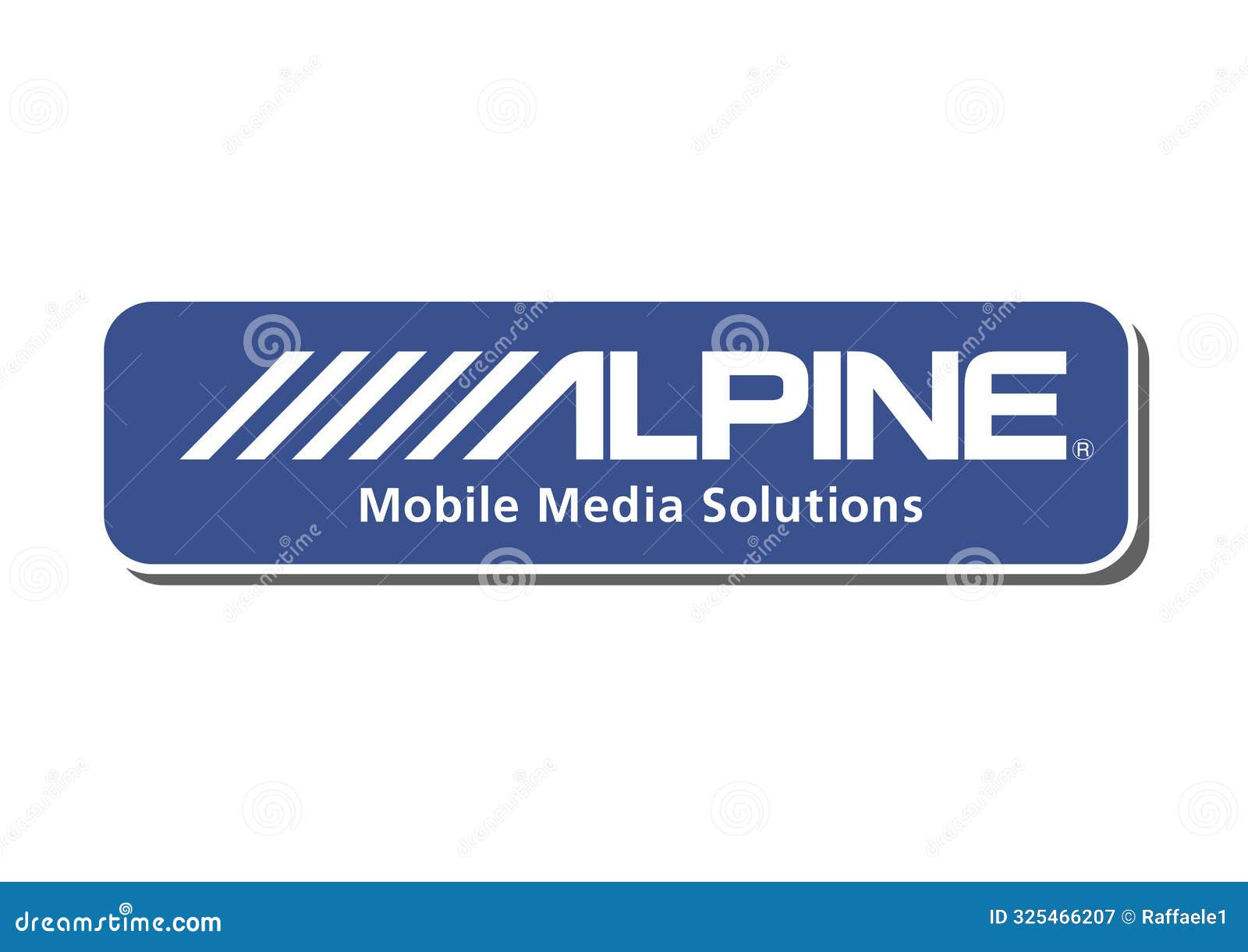 Alpine Logo stock illustration. Illustration of mirror - 325466207