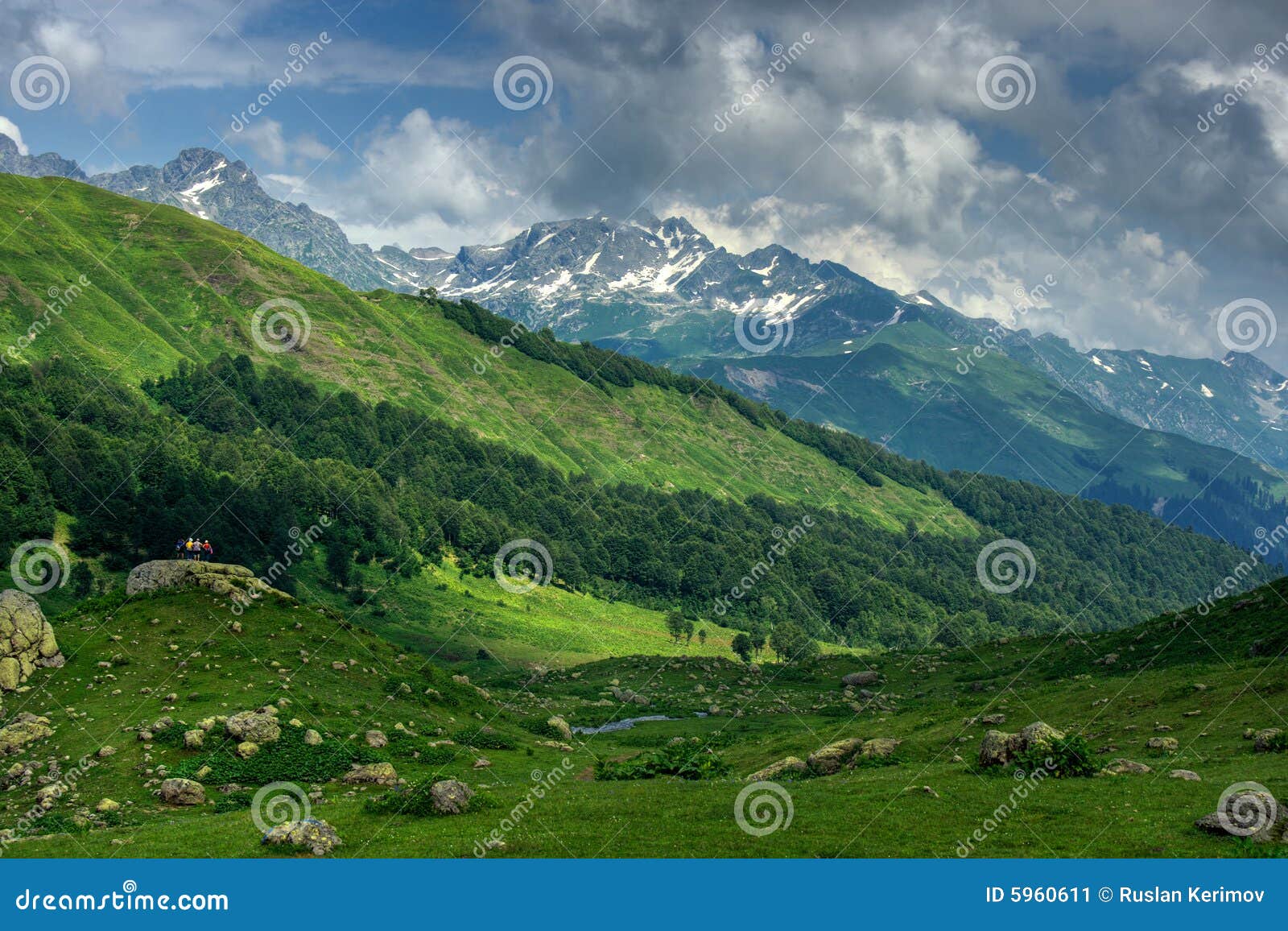 The Alpine meadows stock image. Image of rocky, travel - 5960611