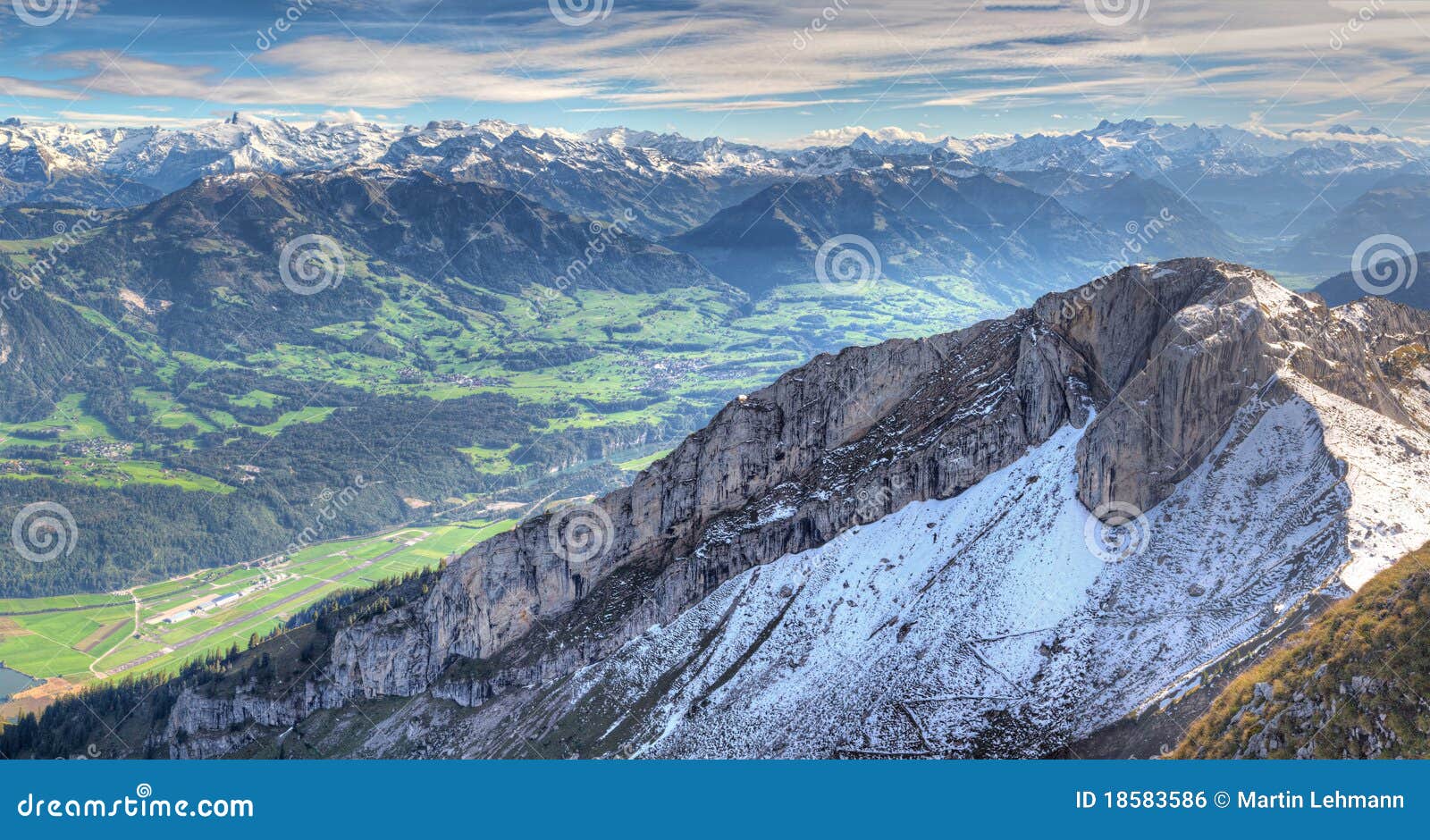Alpine mountain panorama, stock photo. Image of leisure - 18583586